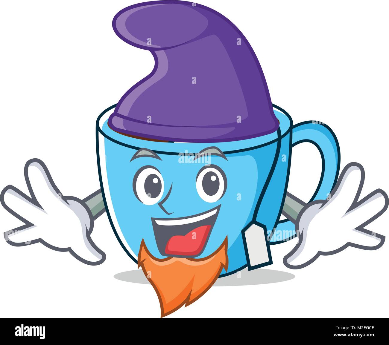 Elf tea cup character cartoon Stock Vector Image & Art - Alamy