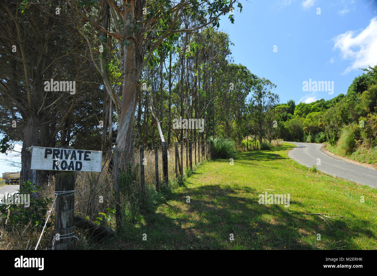 Private road, signage Stock Photo - Alamy
