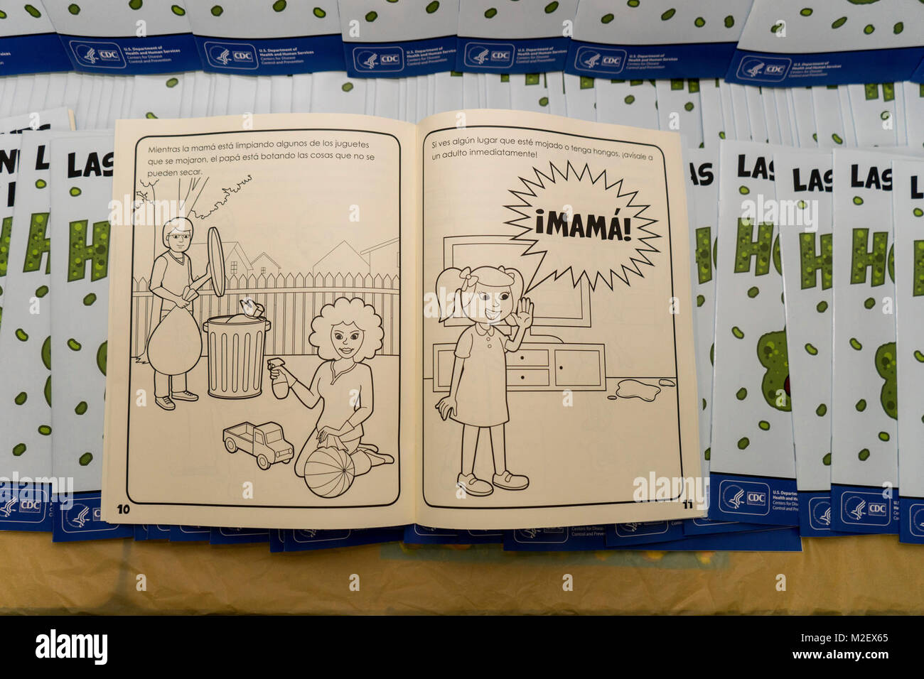 SAN JUAN, Puerto Rico. February 2, 2018 -These are the coloring books ...