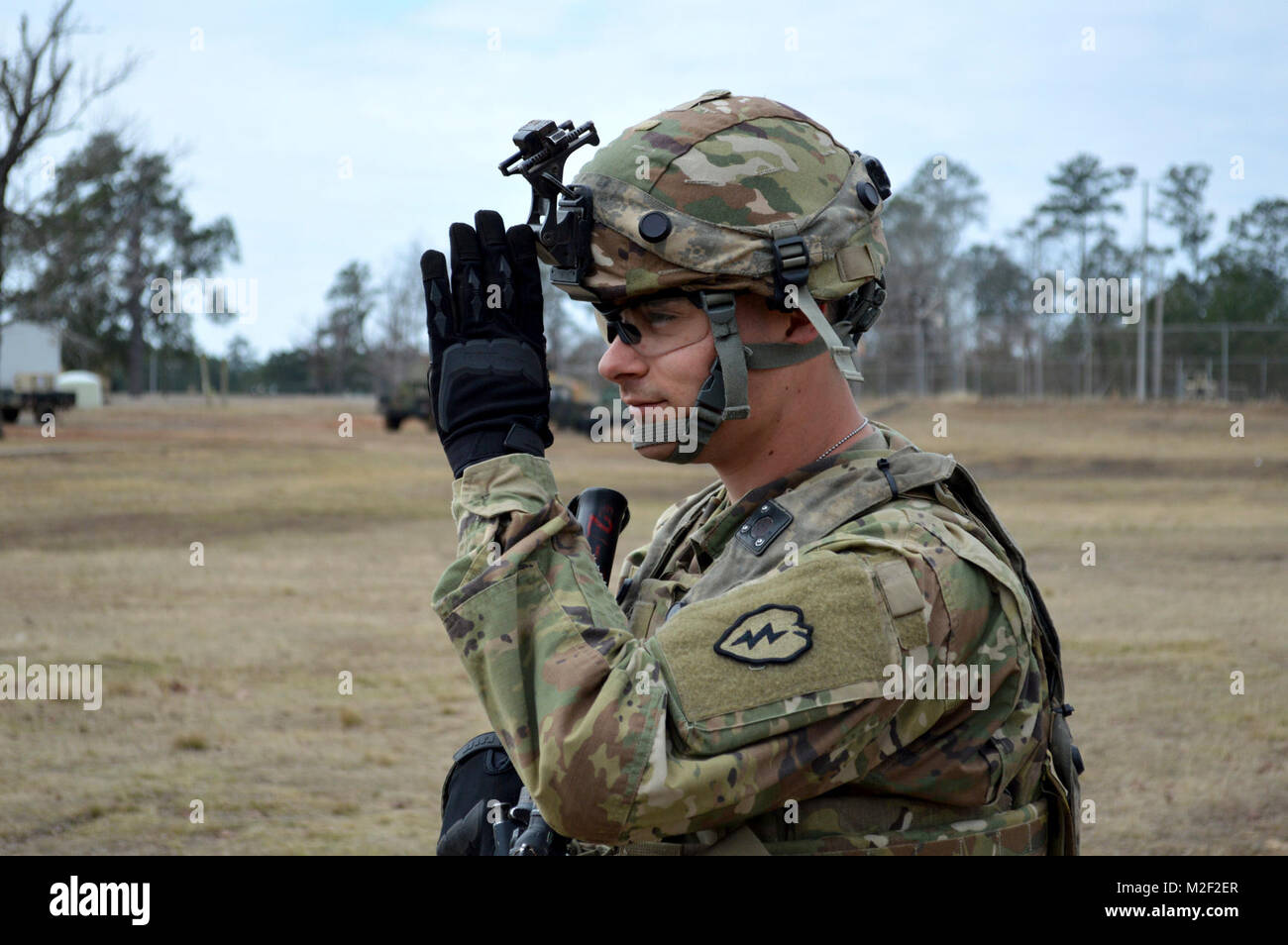 An infantryman assigned to Company A, 2nd Battalion, 35th Infantry ...