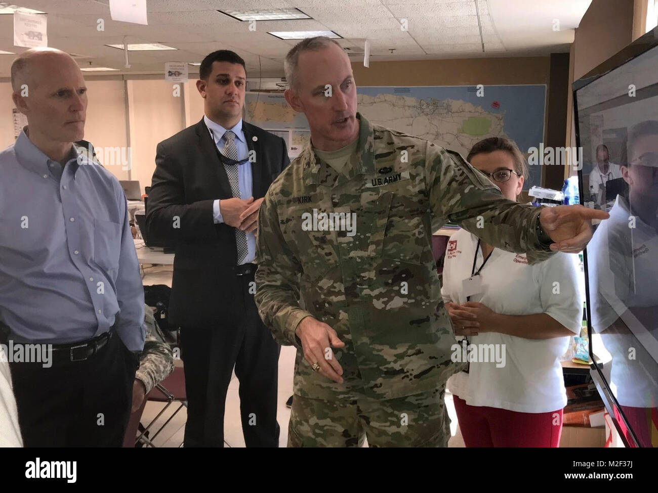SAN JUAN, Puerto Rico – Col. Jason Kirk, commander of U.S. Army Corps ...