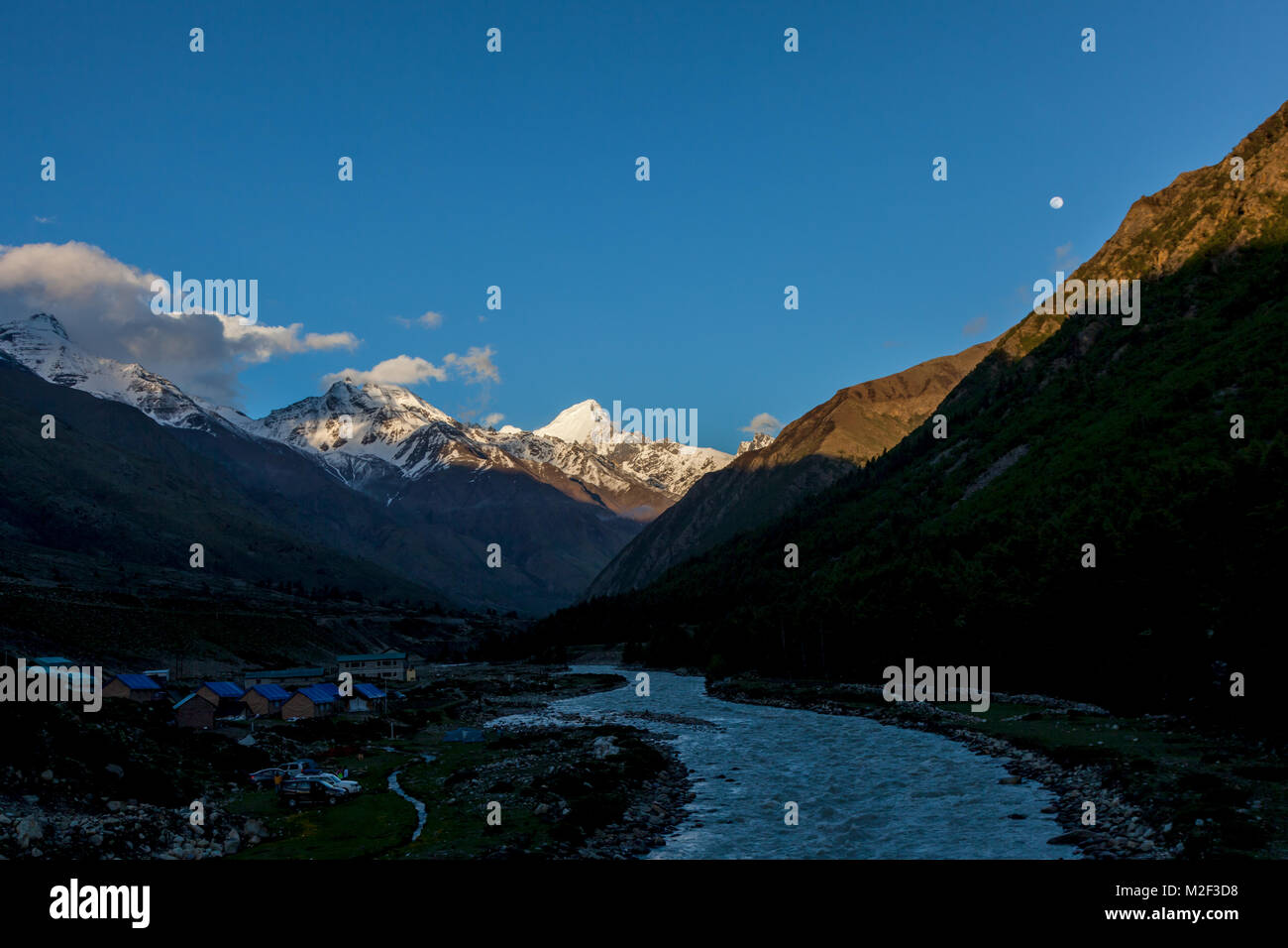The himalayan landscapes of Baspa river from the roadtrip to Chitkul ...