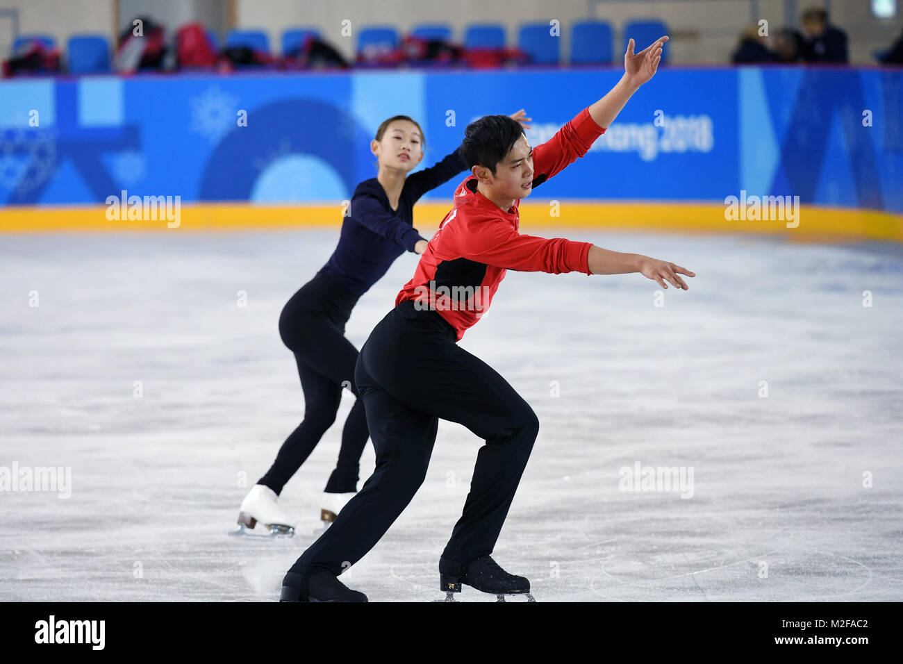 (180207) -- PYEONGCHANG, Feb. 7, 2018 (Xinhua) -- China's figure ...