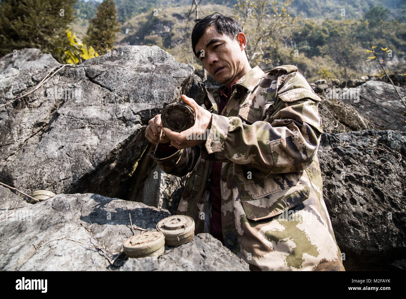 Landmine explosion hi-res stock photography and images - Alamy