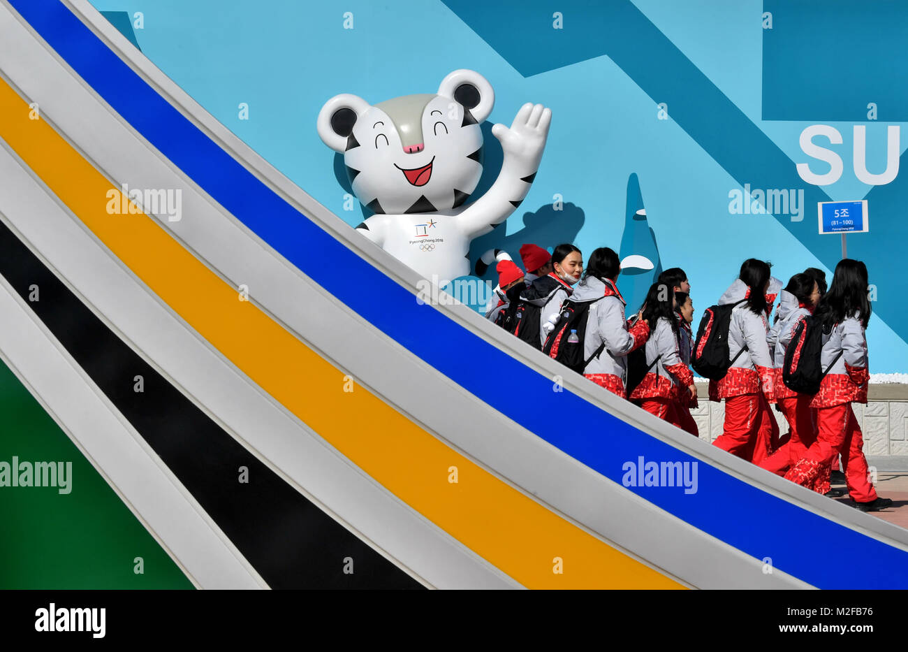 Olympics 2018 mascot hi-res stock photography and images - Alamy