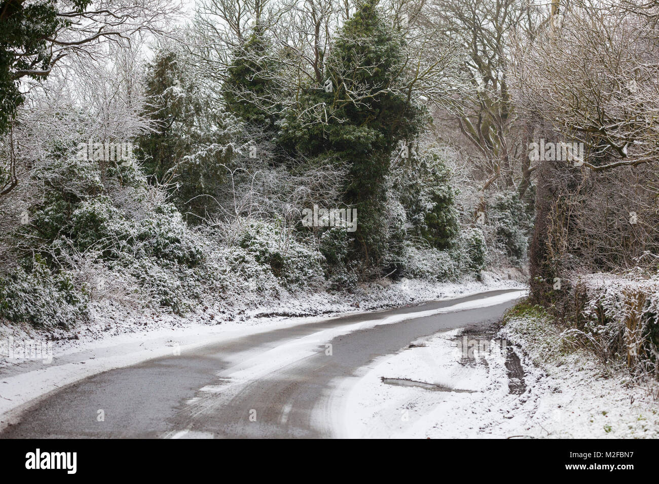 Kent Countryside Winter High Resolution Stock Photography and Images ...
