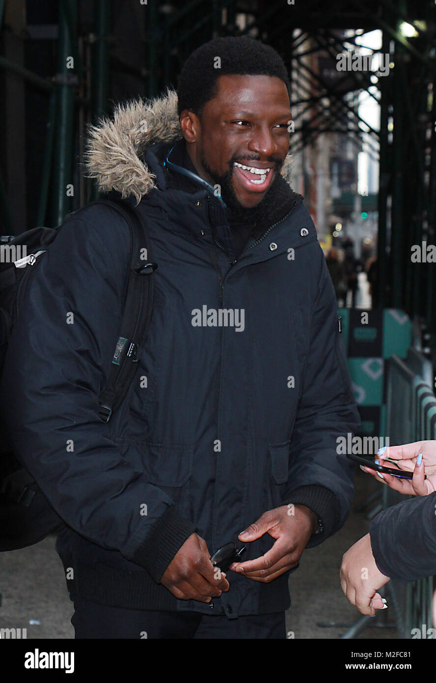 NEW YORK, NY February 06, 2018:Michael Luwoye at Build Series to talk ...