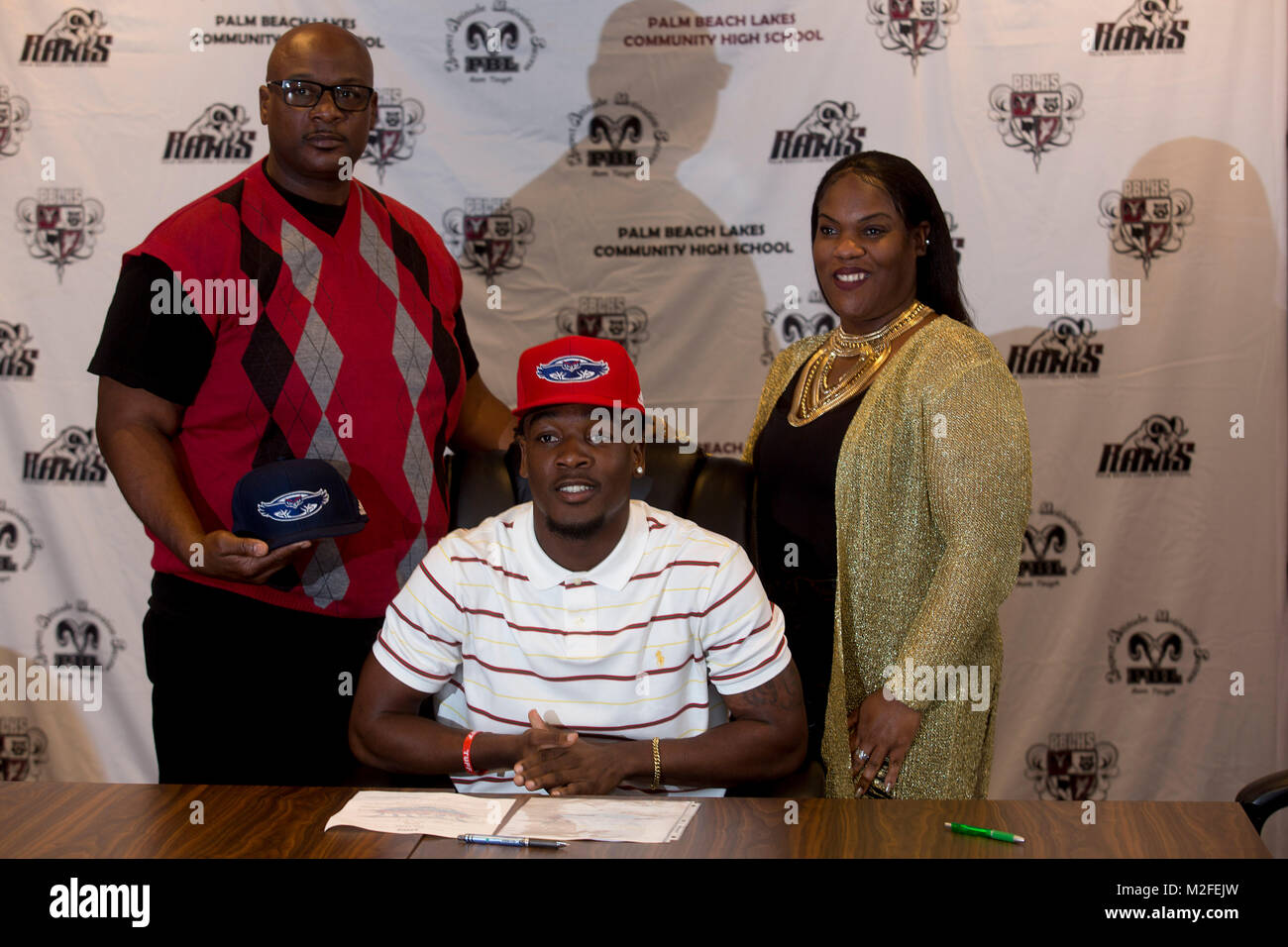 West Palm Beach. 7th Feb, 2018. Signing day athletes from the Palm ...