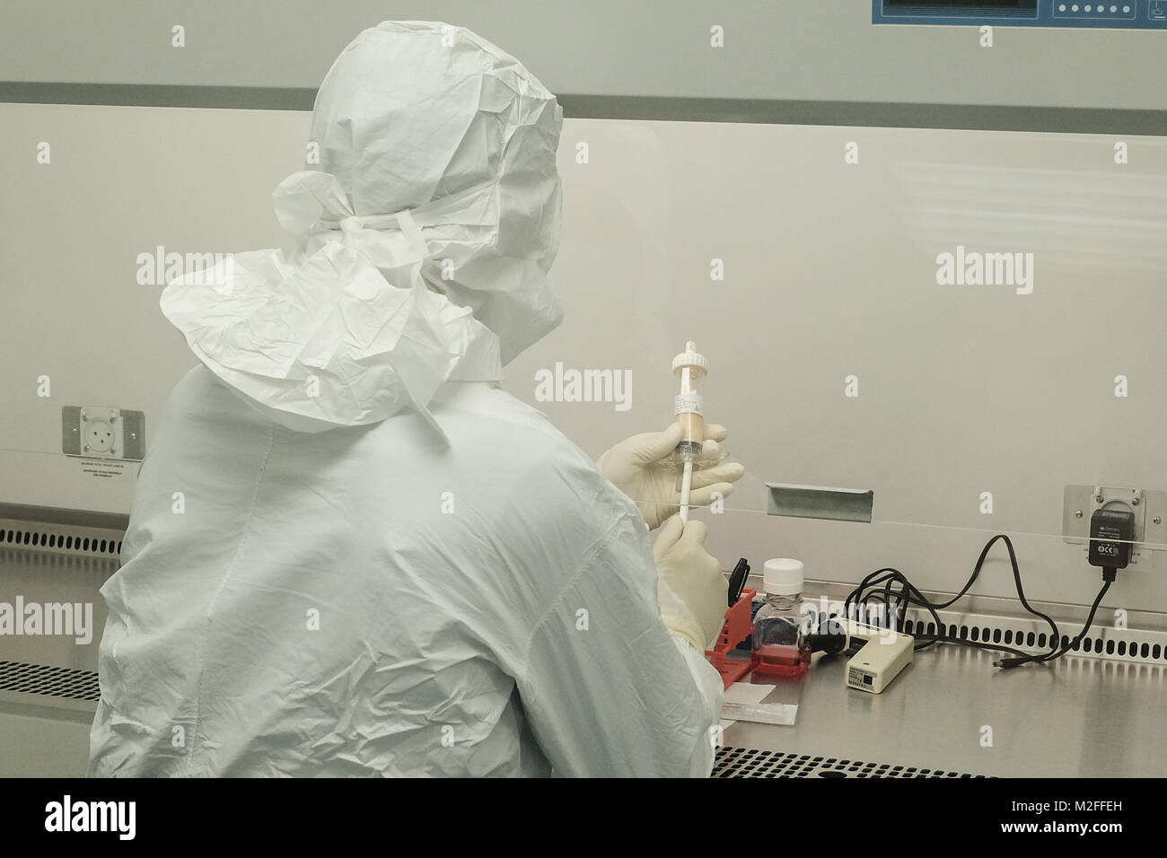 Tirat Carmel, Israel. 7th February, 2018. Israel based biotechnology ...