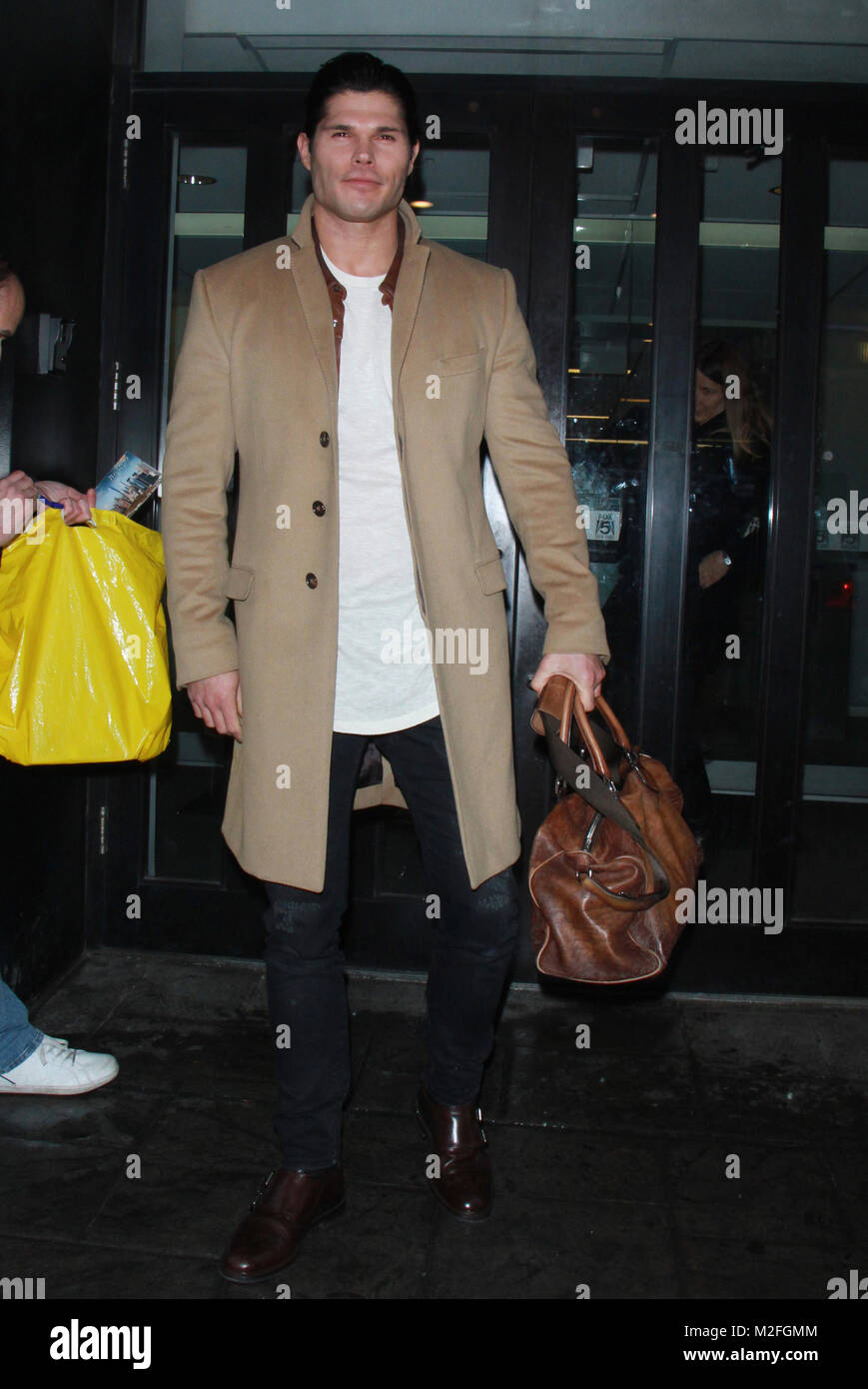 NEW YORK, NY February 07, 2018:Taylor James at Good Day NY to talk ...