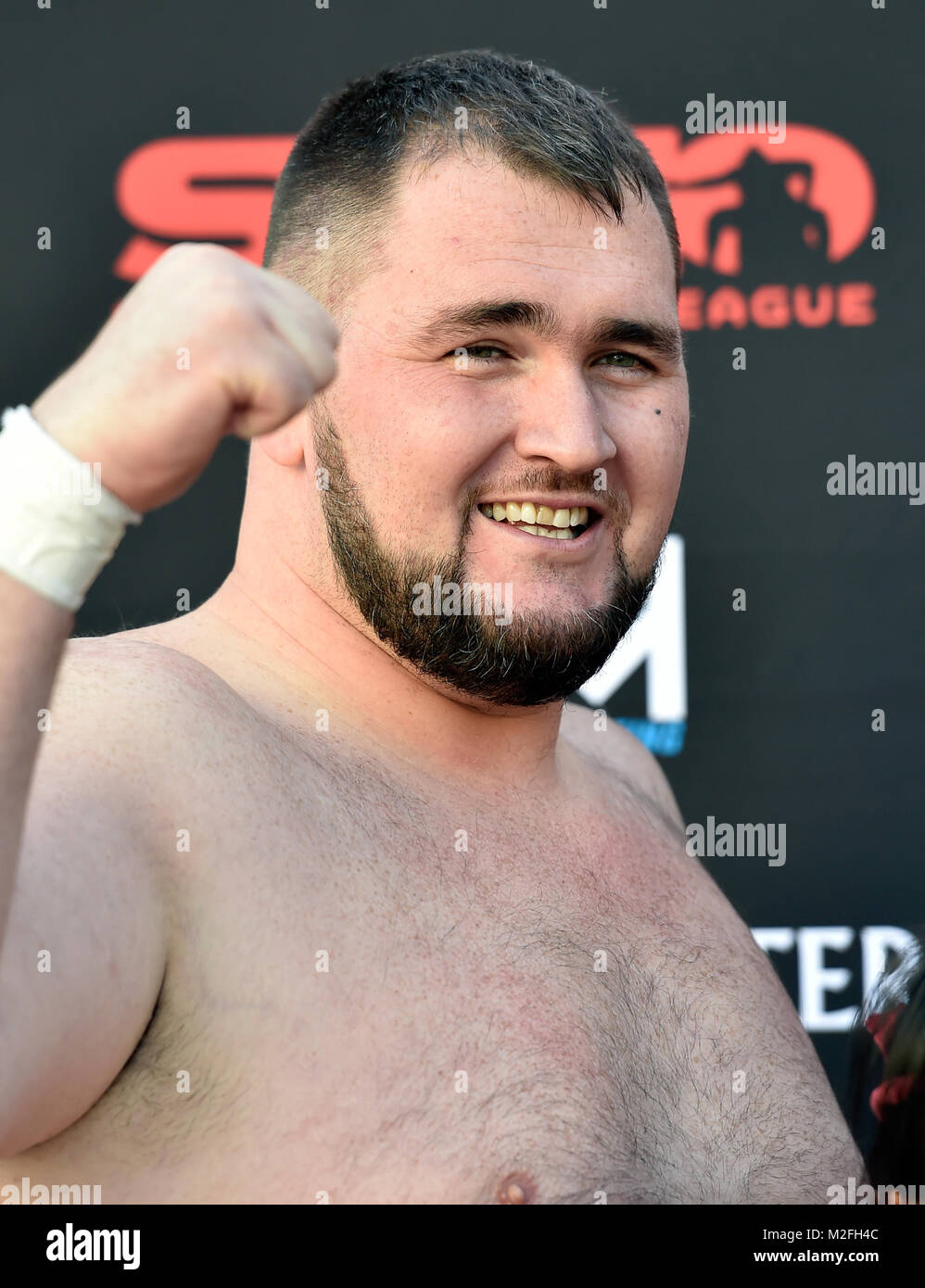 Las Vegas, Nevada, USA. 7th Feb, 2018. Japanese professional sumo ...