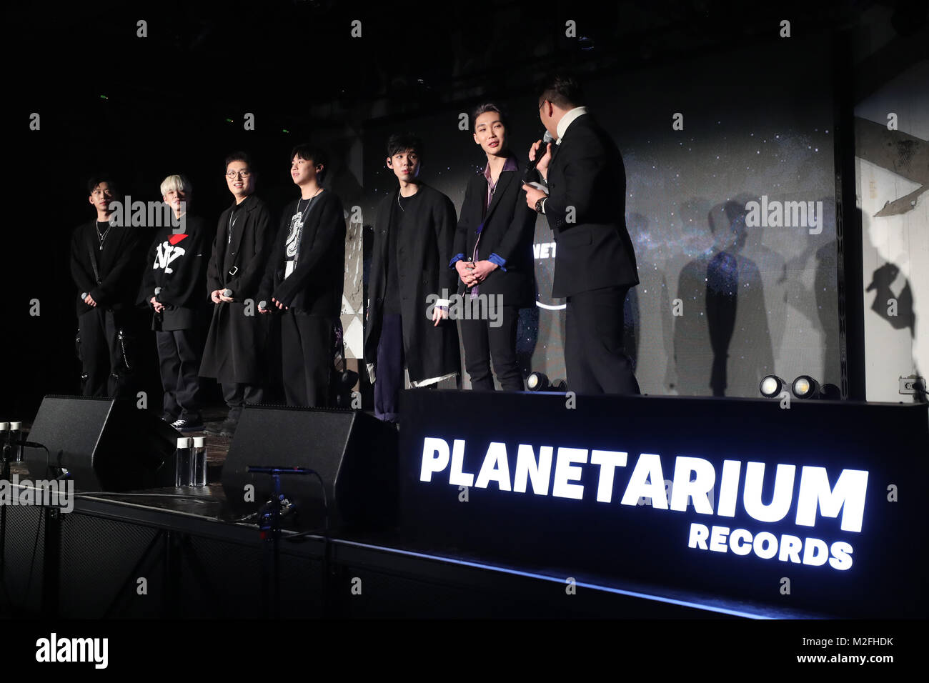 08th Feb, 2018. S. Korean hip-hop artist Planetarium Records South ...