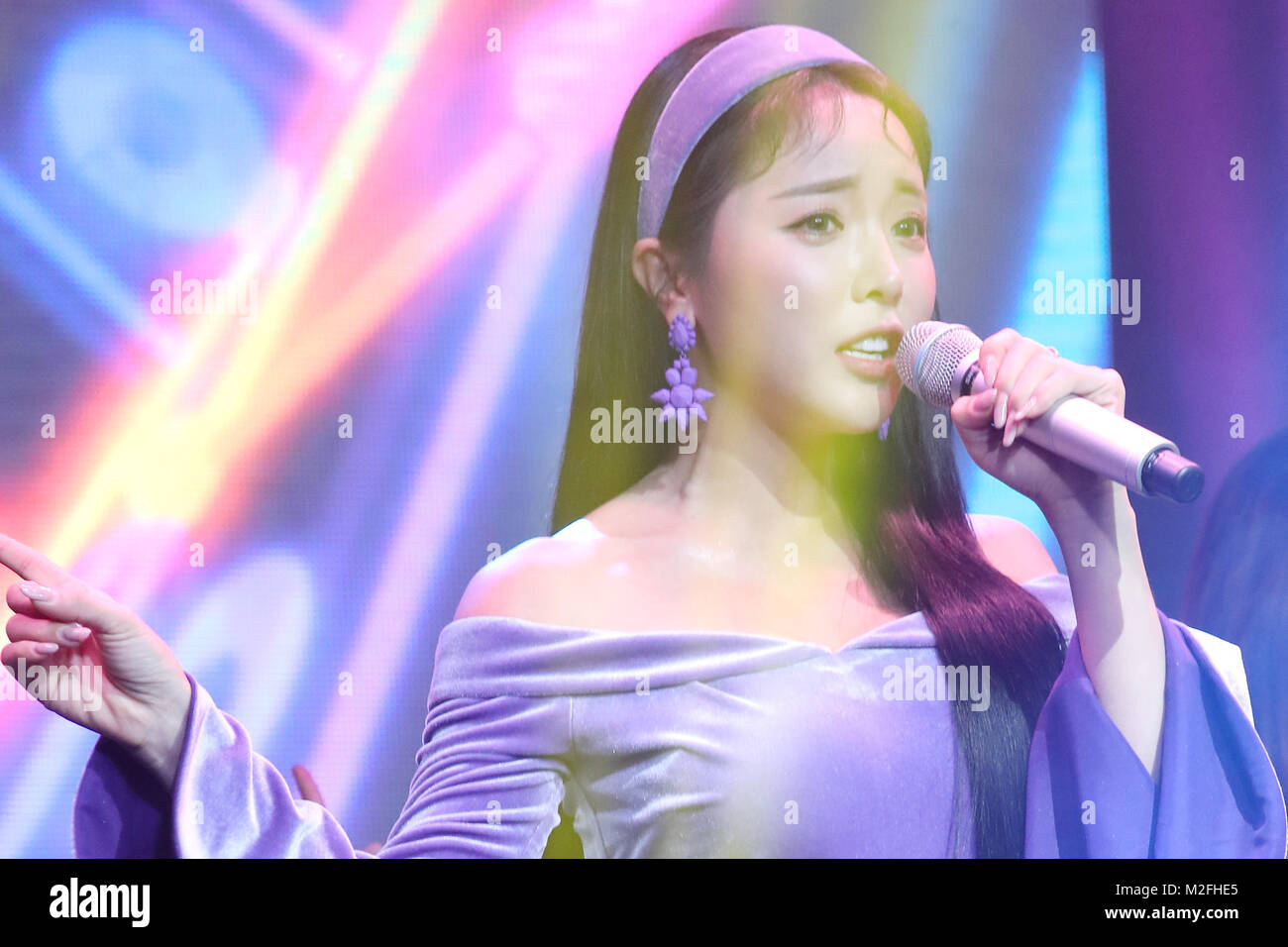 08th Feb, 2018. S. Korean singer Hong Jin-young South Korean singer ...