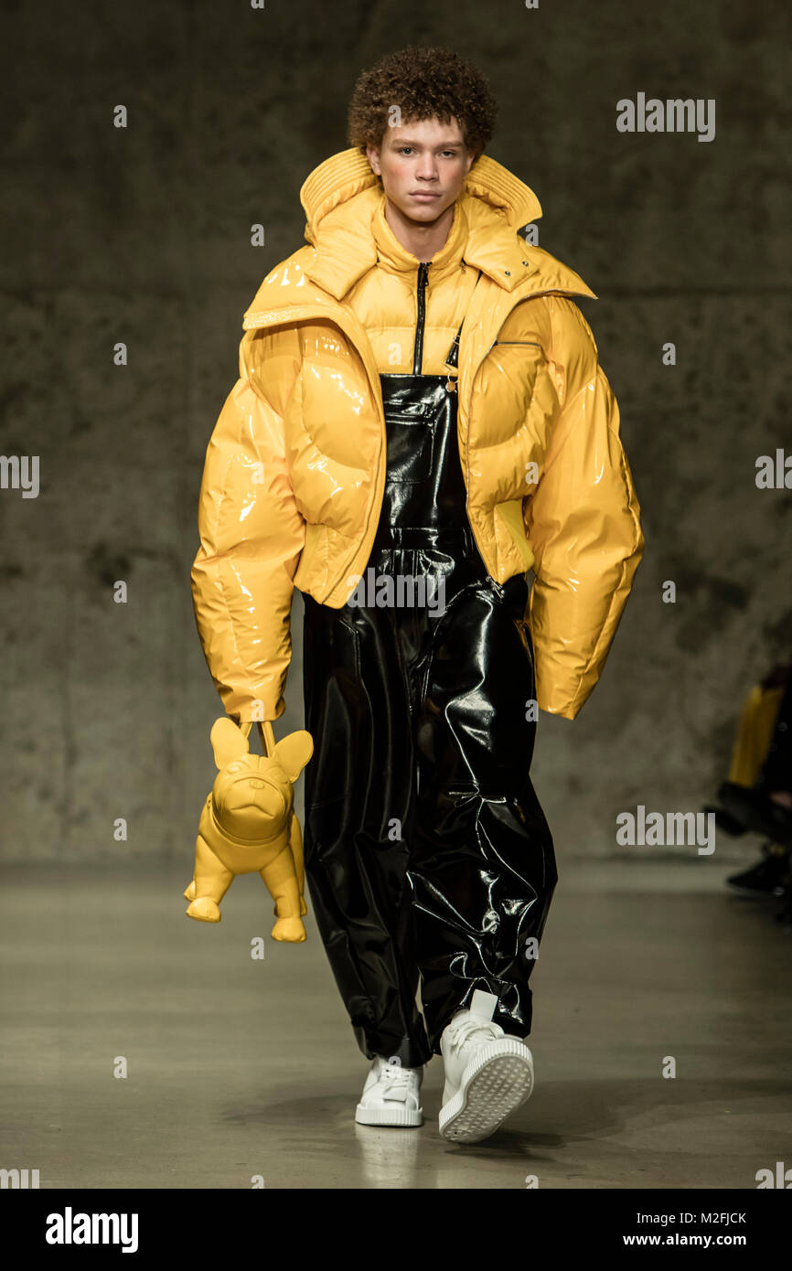 7th February 2018 - New York,USA - Chen Peng Fall Winter 2018 at New ...