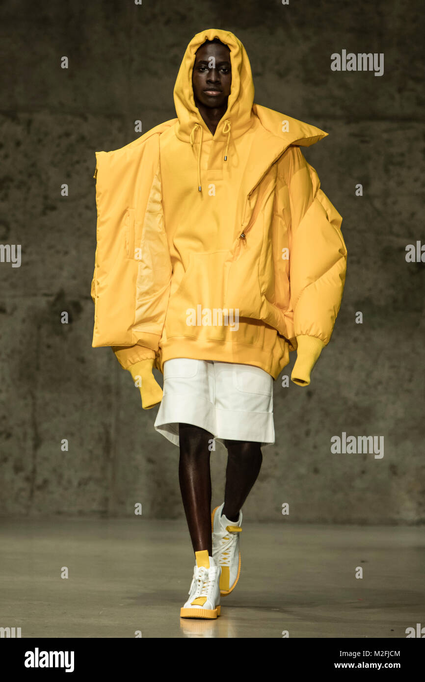 7th February 2018 - New York,USA - Chen Peng Fall Winter 2018 at New ...