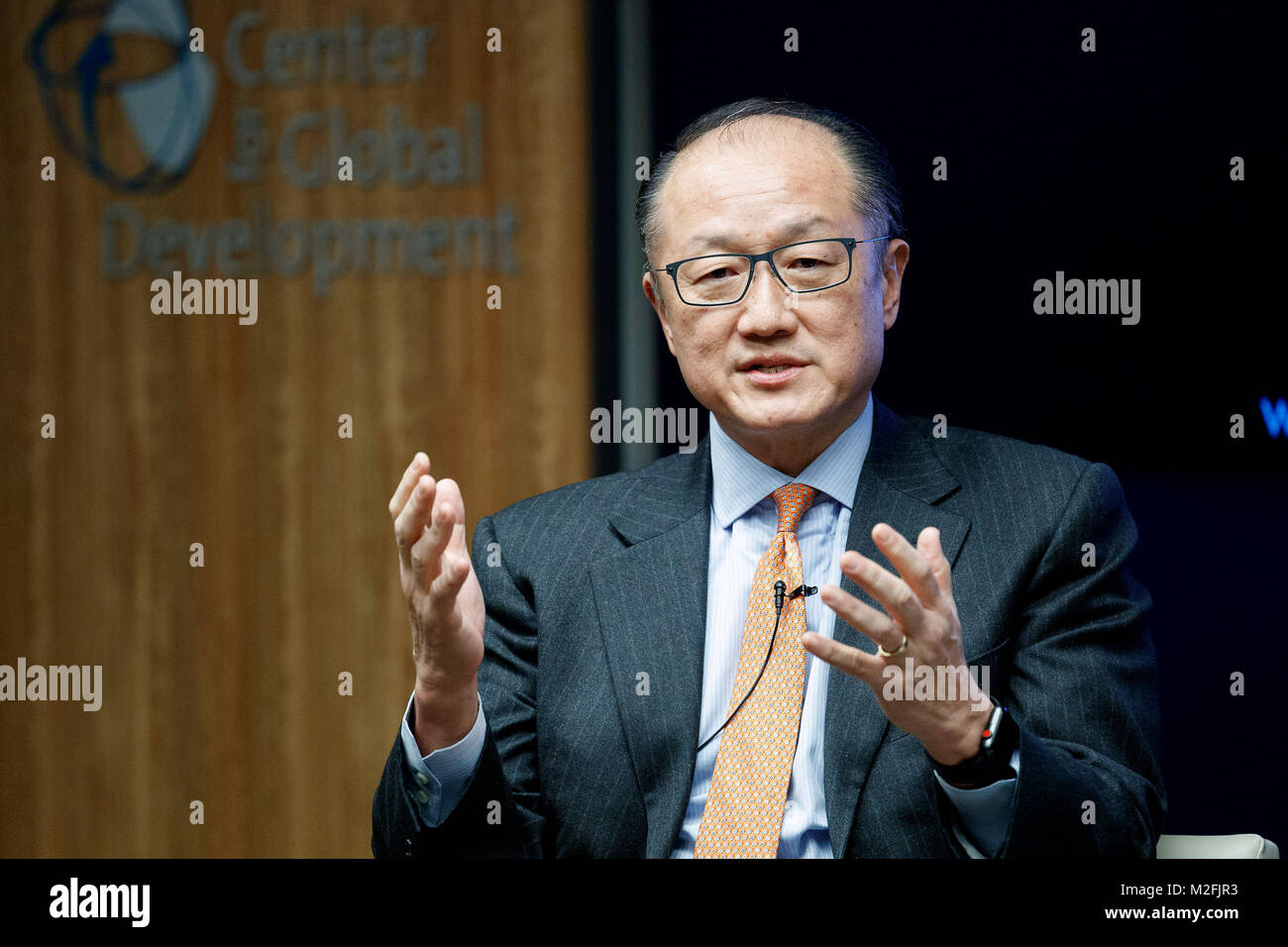 Washington, DC, USA. 7th Feb, 2018. World Bank President Jim Yong Kim ...