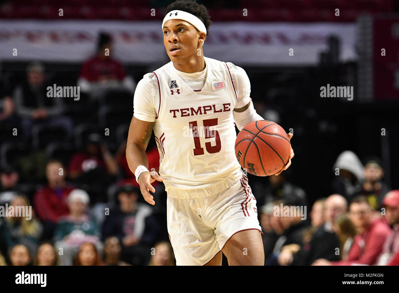 Philadelphia, Pennsylvania, USA. 7th Feb, 2018. Temple Owls guard NATE ...