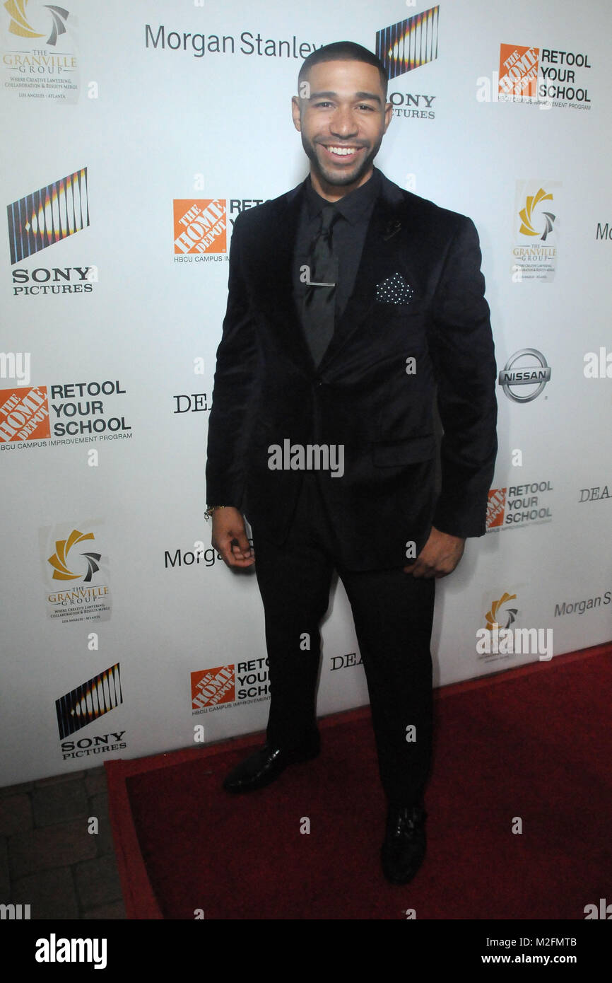 Los Angeles, California, USA. 7th February, 2018. Actor Blue Kimble ...