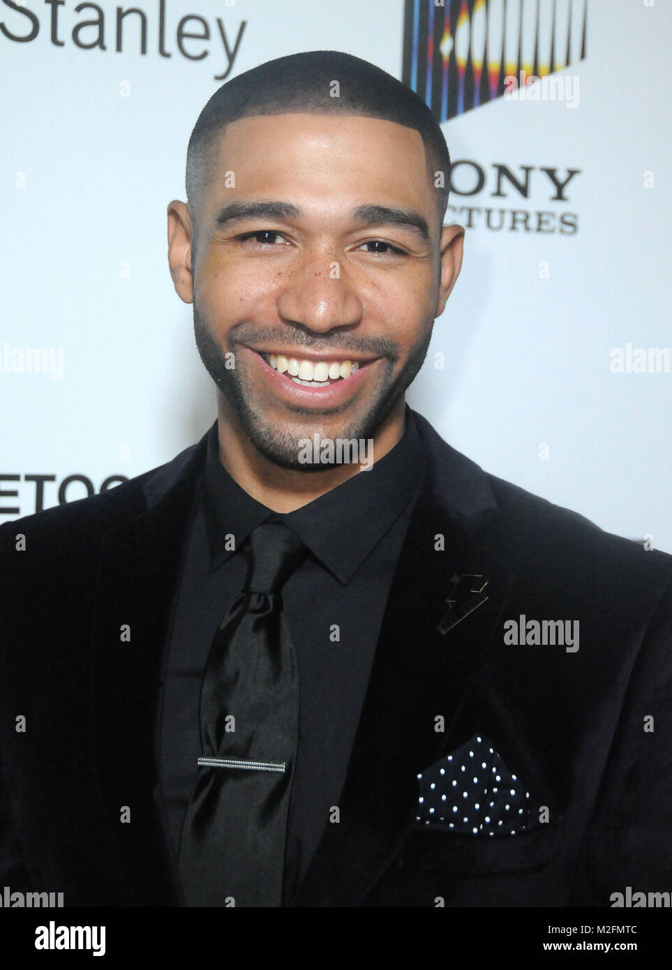 Los Angeles, California, USA. 7th February, 2018. Actor Blue Kimble ...