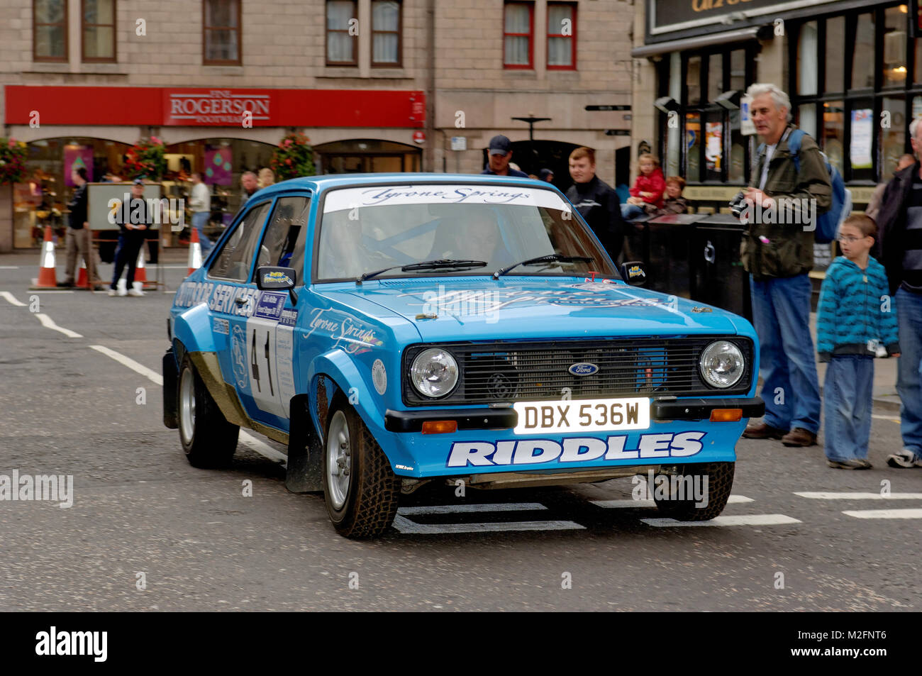 The Perth stage of the Colin McRae Rally, 27th September 2008 Stock ...