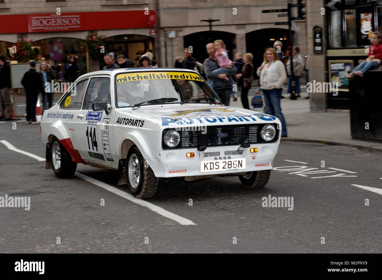The Perth stage of the Colin McRae Rally, 27th September 2008 Stock ...