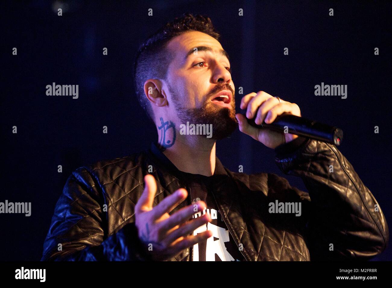 BUSHIDO, deutscher Rapper aus Berlin, spielte am 23.09.2013 auf seiner ...