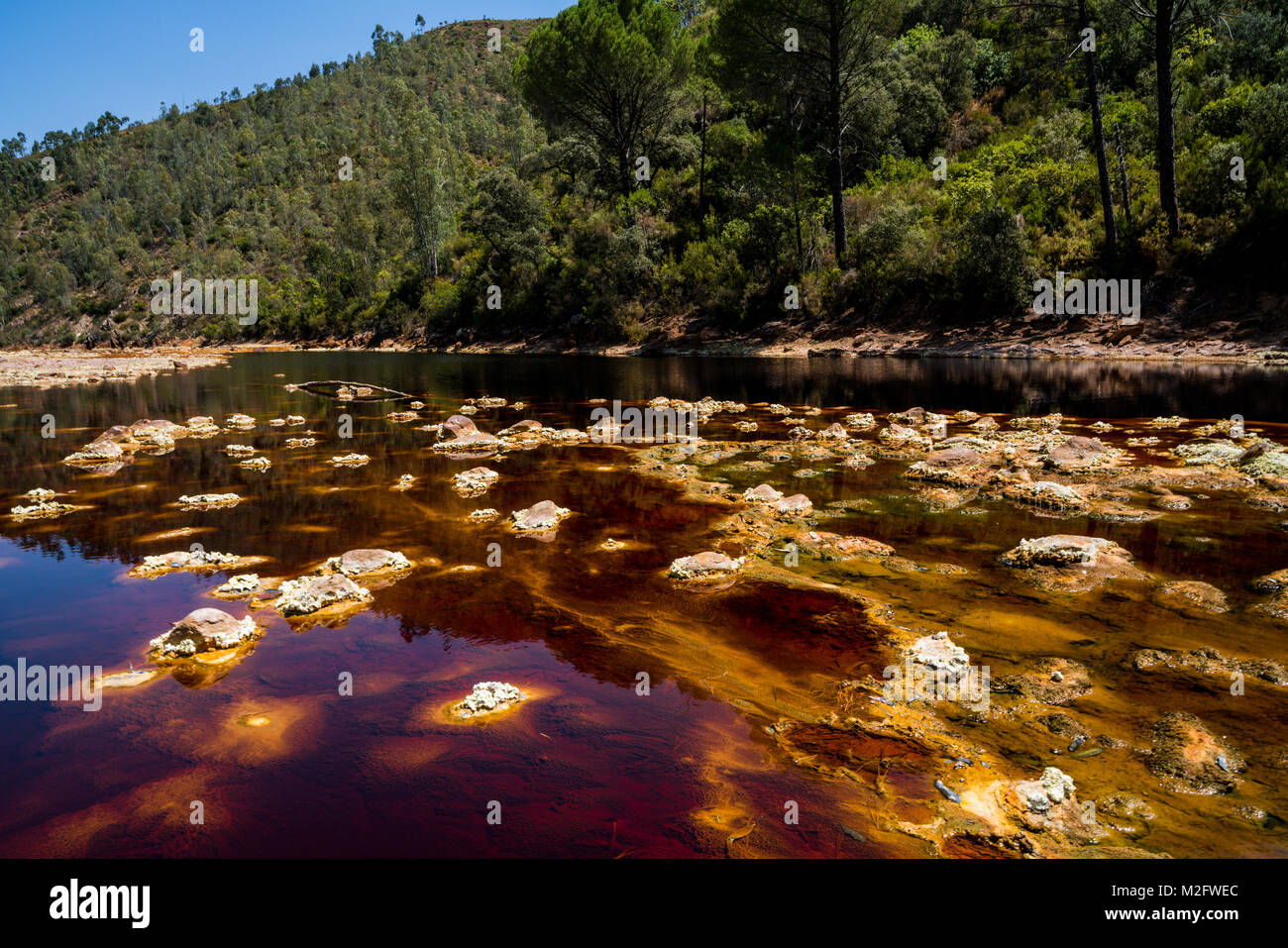 Fantastic colours of Rio Tinto. The river is famous for its deep red ...