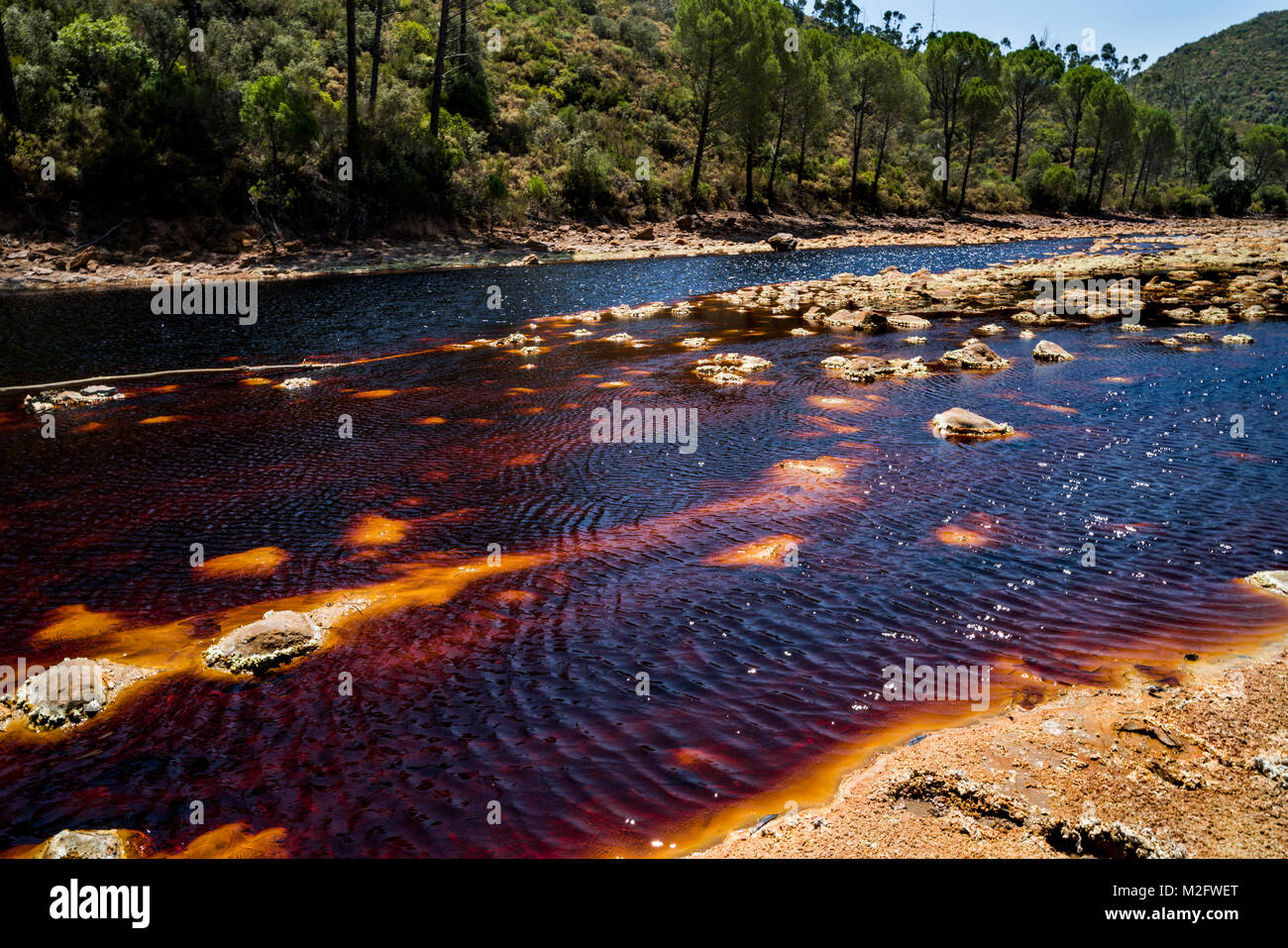Fantastic colours of Rio Tinto. The river is famous for its deep red ...