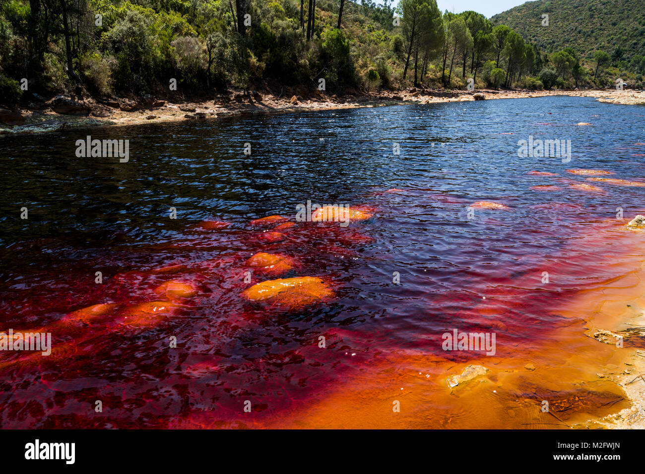 Fantastic colours of Rio Tinto. The river is famous for its deep red ...