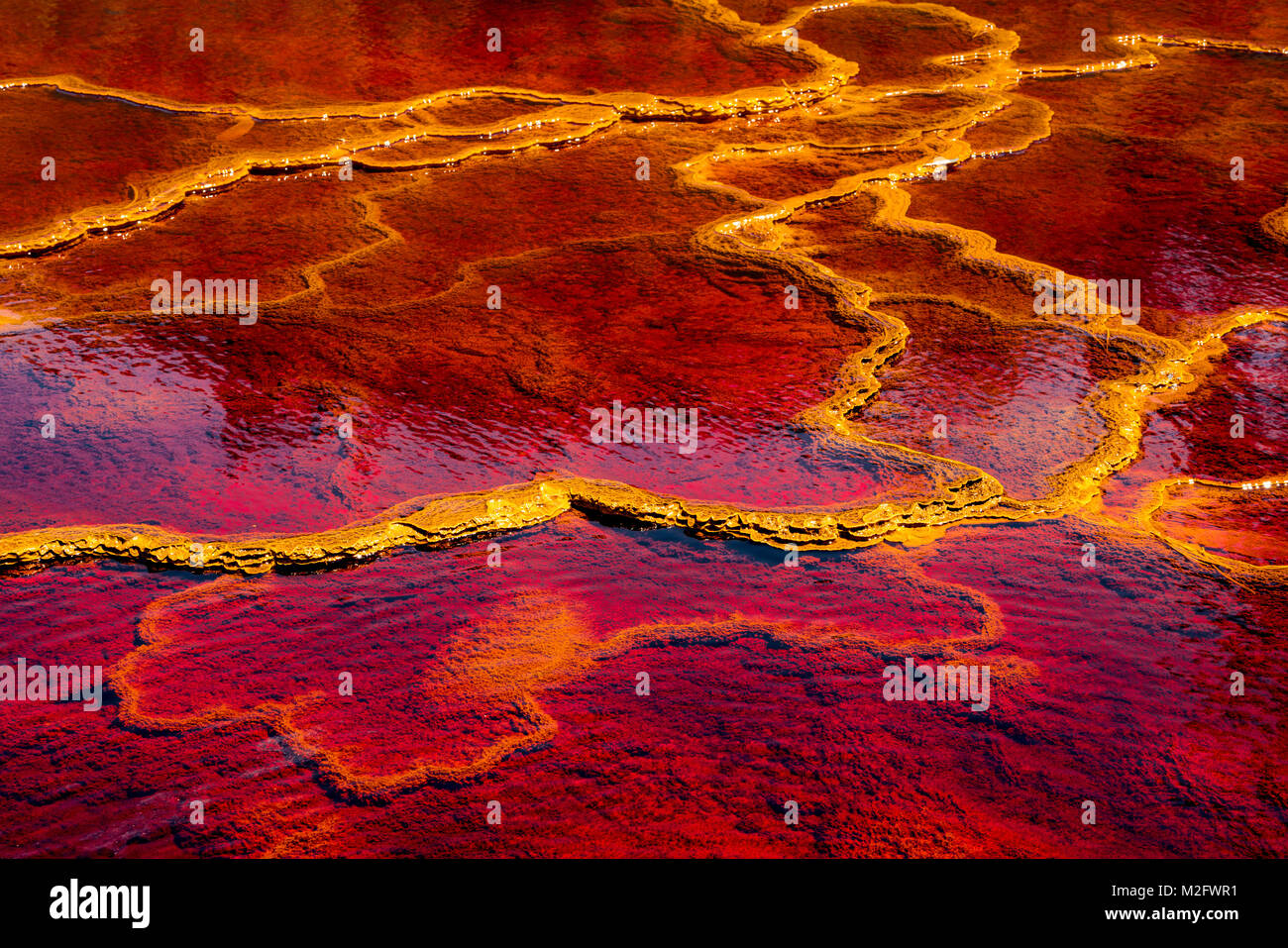 Fantastic colours of Rio Tinto. The river is famous for its deep red ...