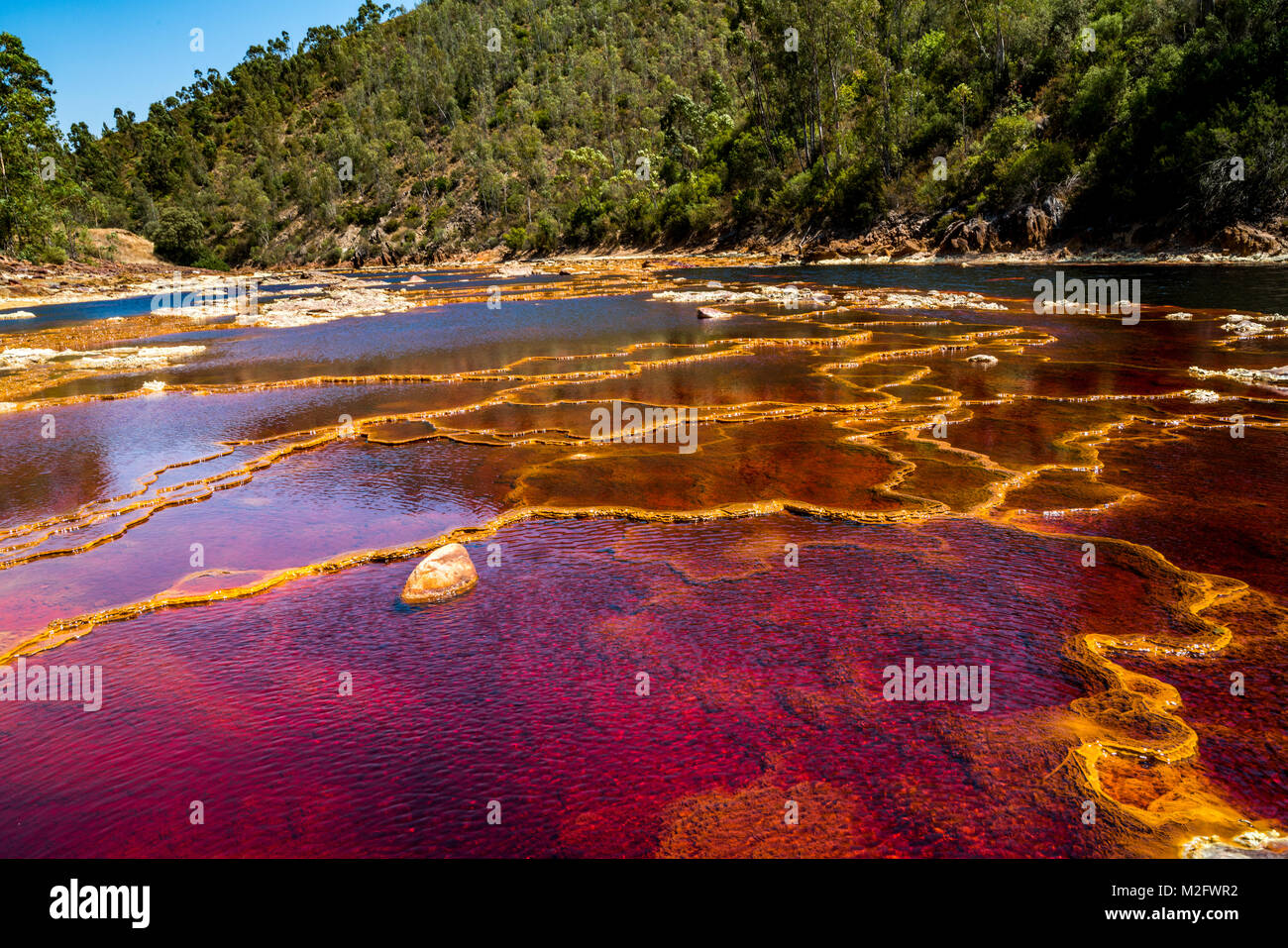 Fantastic colours of Rio Tinto. The river is famous for its deep red ...