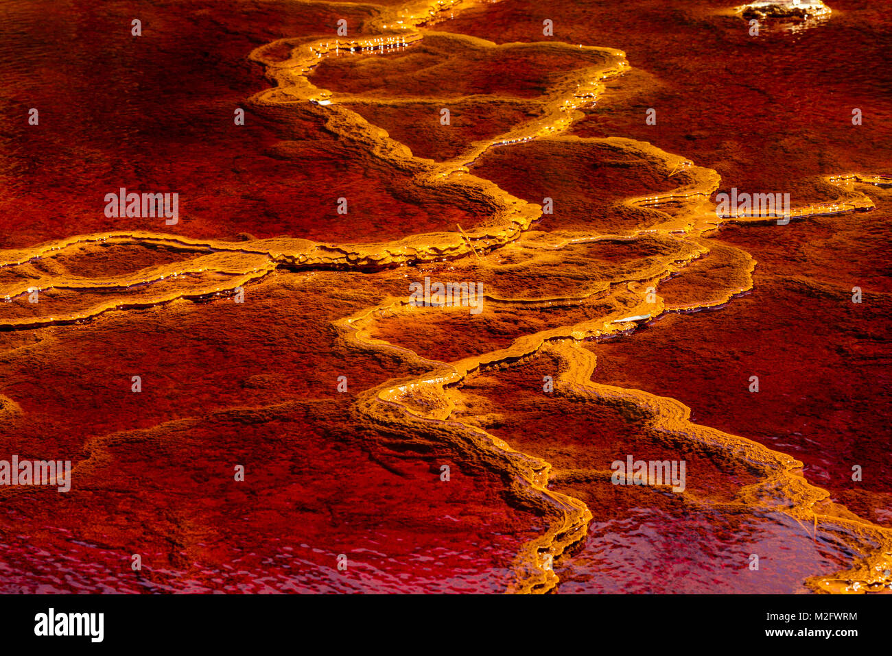 Fantastic colours of Rio Tinto. The river is famous for its deep red ...