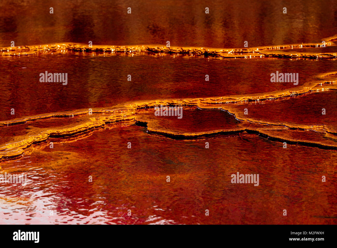 Fantastic colours of Rio Tinto. The river is famous for its deep red ...