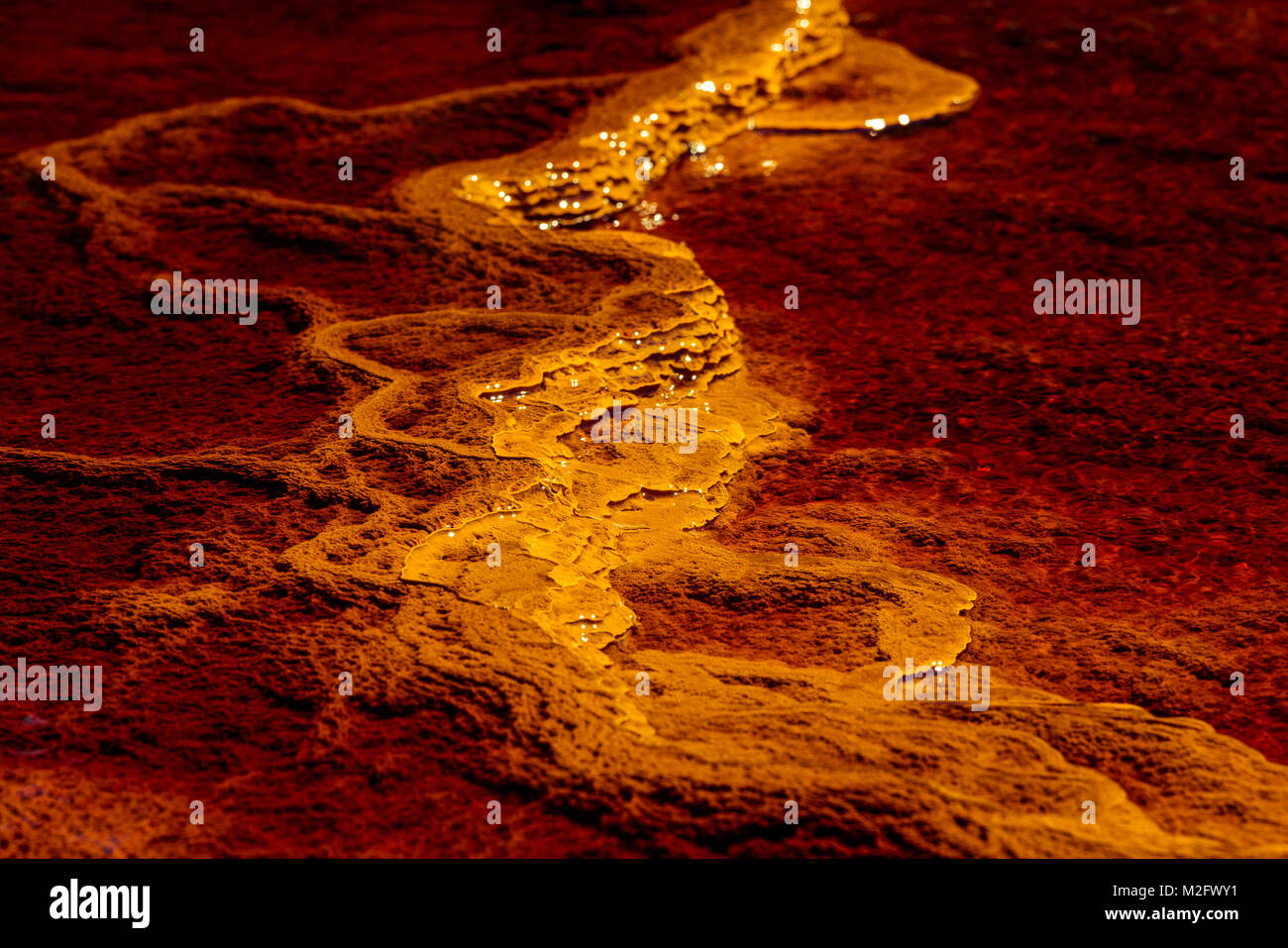 Fantastic colours of Rio Tinto. The river is famous for its deep red ...