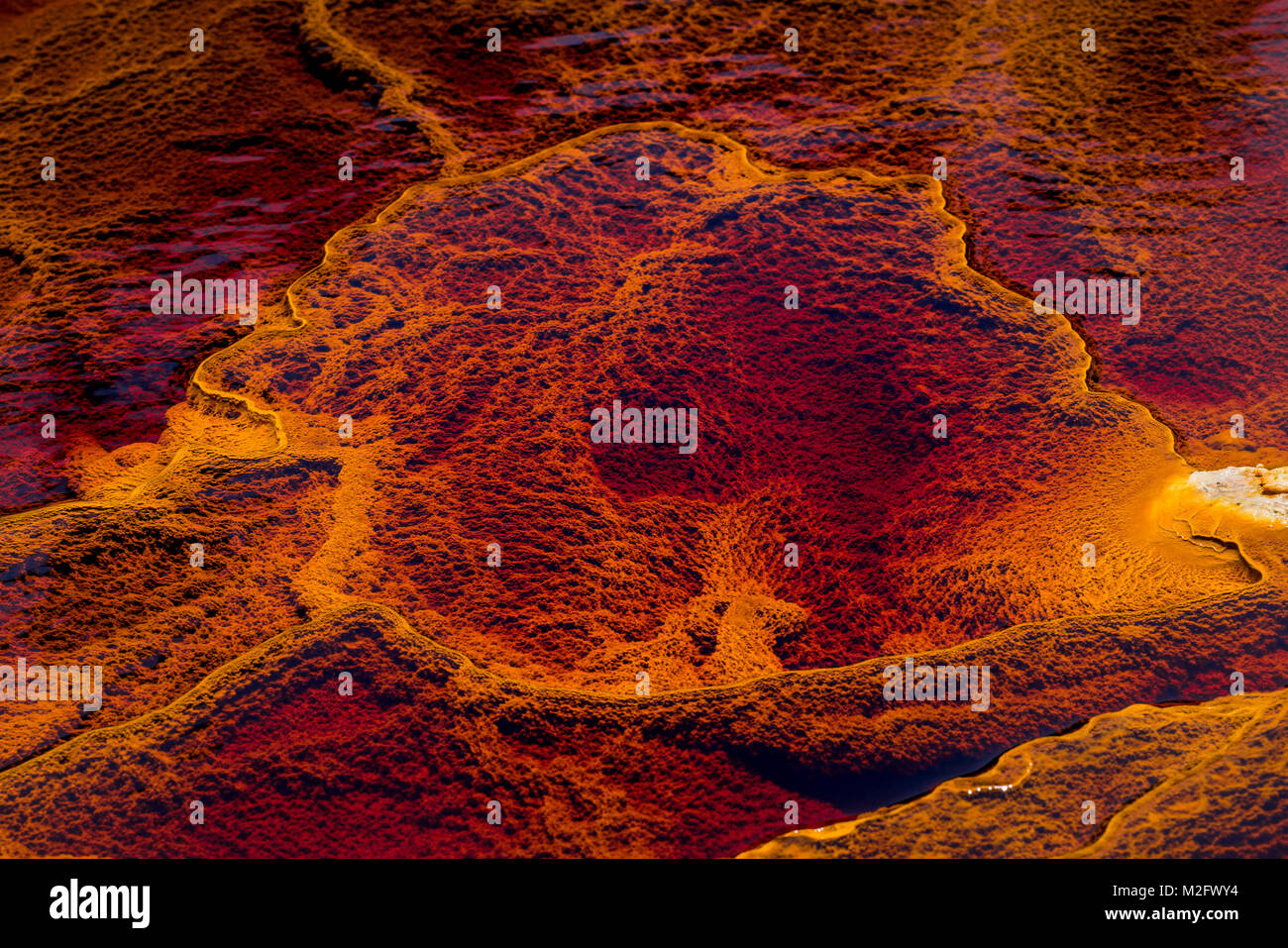 Fantastic colours of Rio Tinto. The river is famous for its deep red ...
