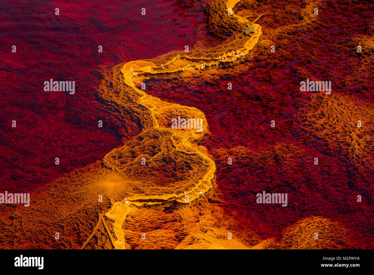 Fantastic colours of Rio Tinto. The river is famous for its deep red ...