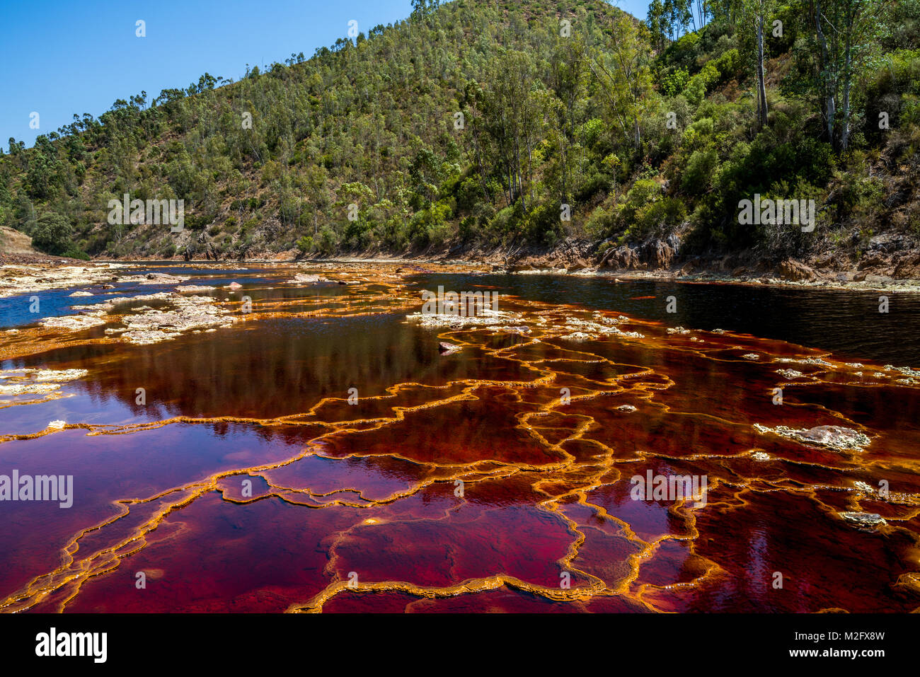 Fantastic colours of Rio Tinto. The river is famous for its deep red ...