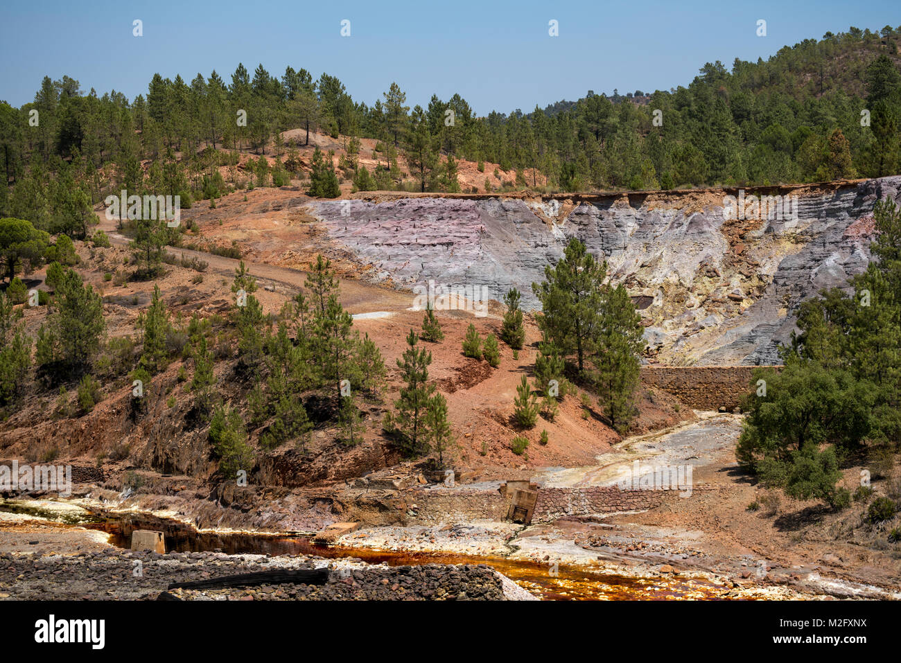 Historical mines of Rio Tinto in Huelva province, Andalusia, Spain ...
