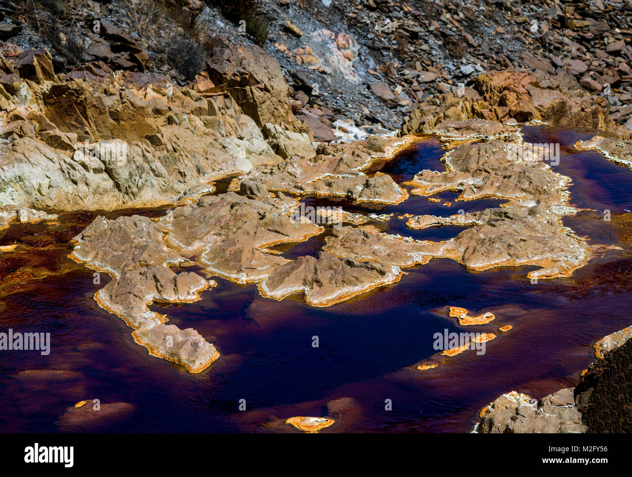 Fantastic colours of Rio Tinto. The river is famous for its deep red ...
