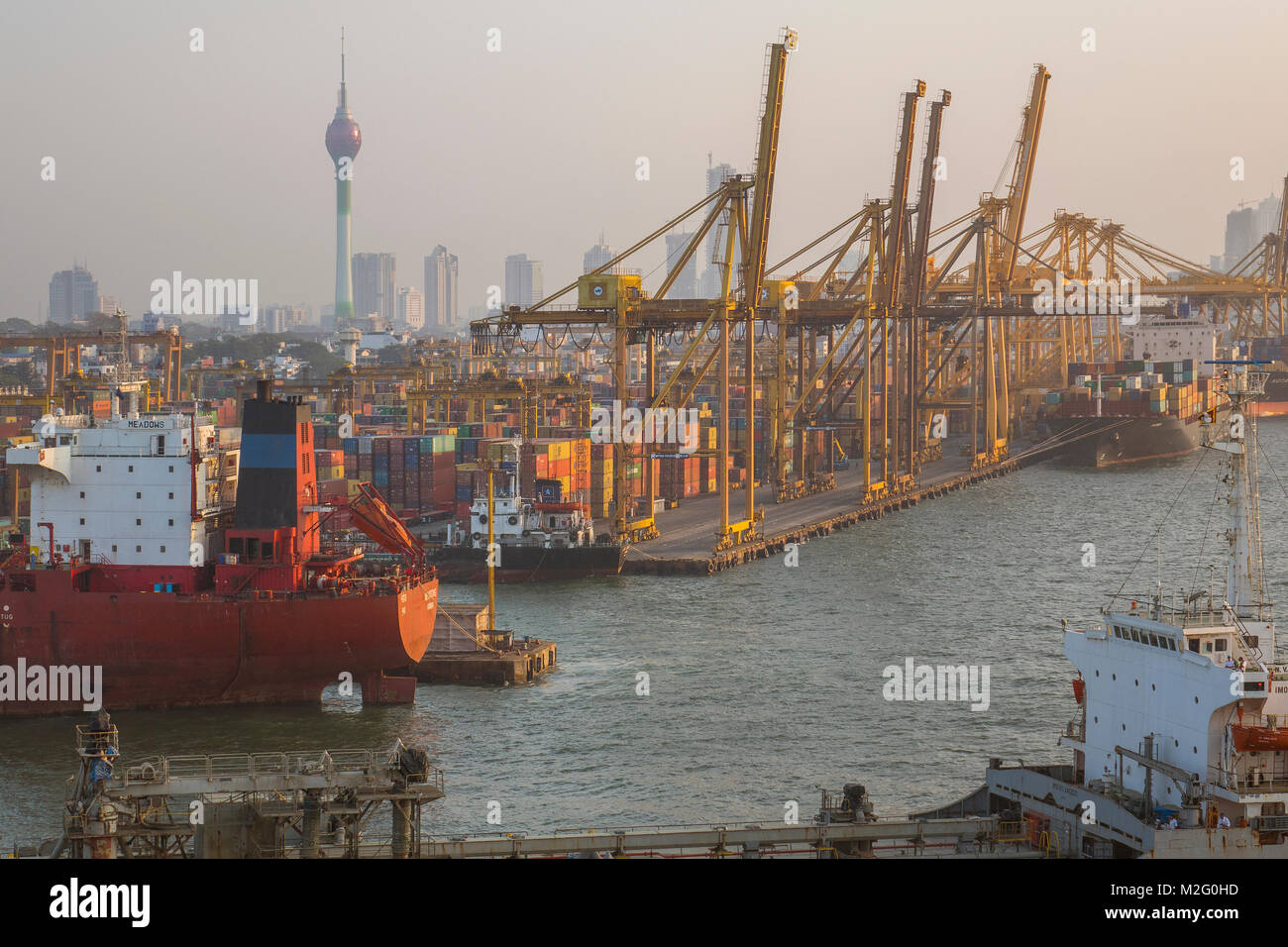 Sri Lanka, Colombo, Port Stock Photo - Alamy