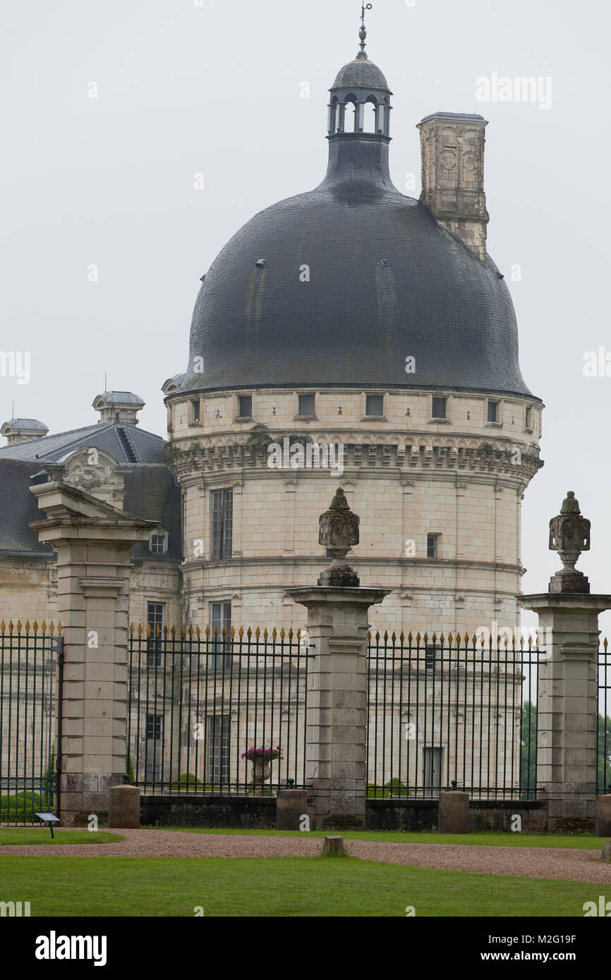 Valencay castle in the valley of Loire, France Stock Photo - Alamy
