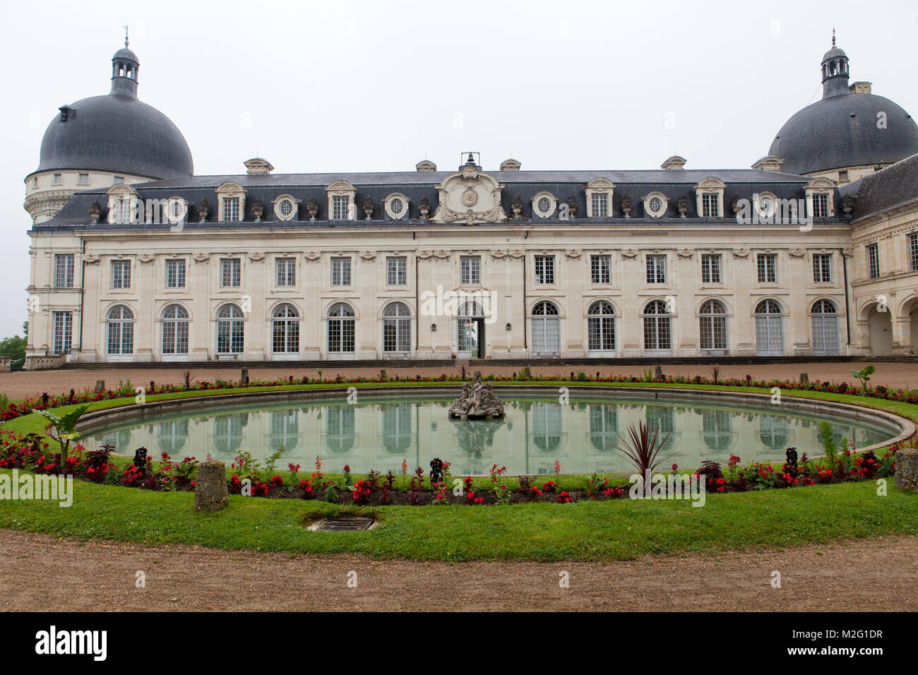 Valencay castle in the valley of Loire, France Stock Photo - Alamy