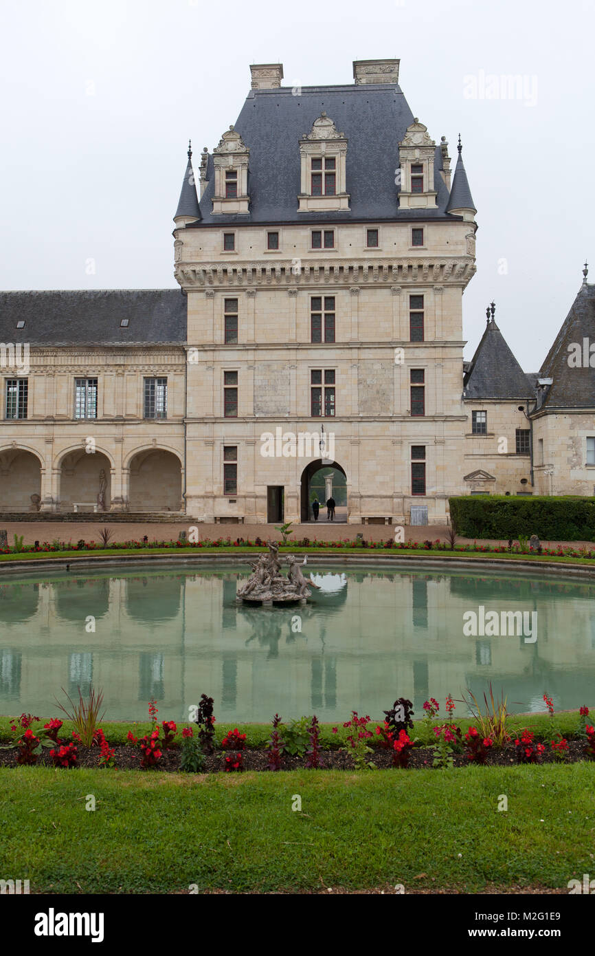 Valencay castle in the valley of Loire, France Stock Photo - Alamy
