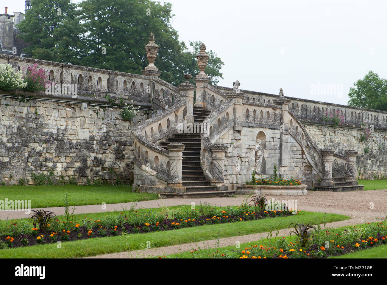 Valencay castle in the valley of Loire, France Stock Photo - Alamy