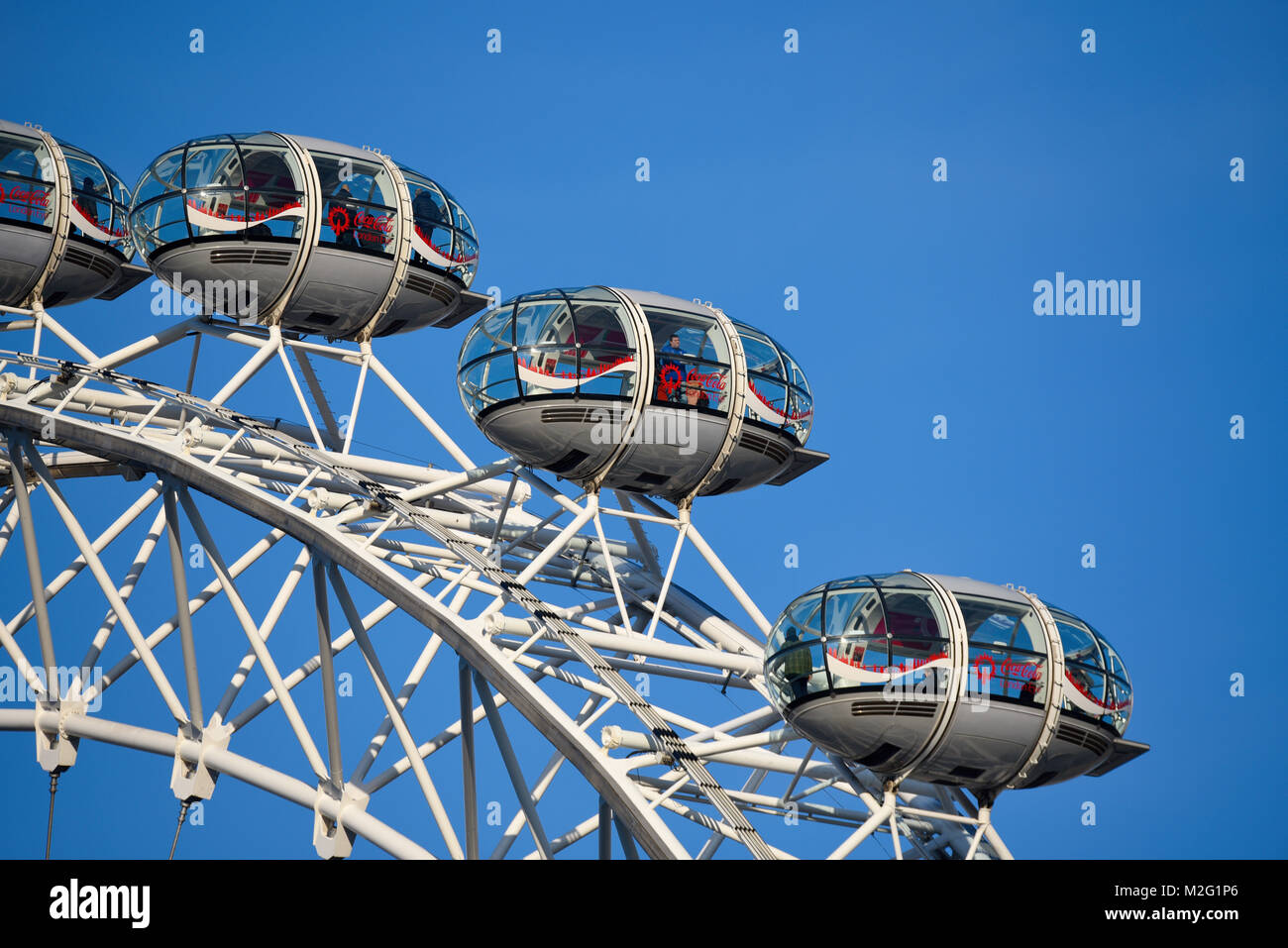 London eye passenger capsules hi-res stock photography and images - Alamy