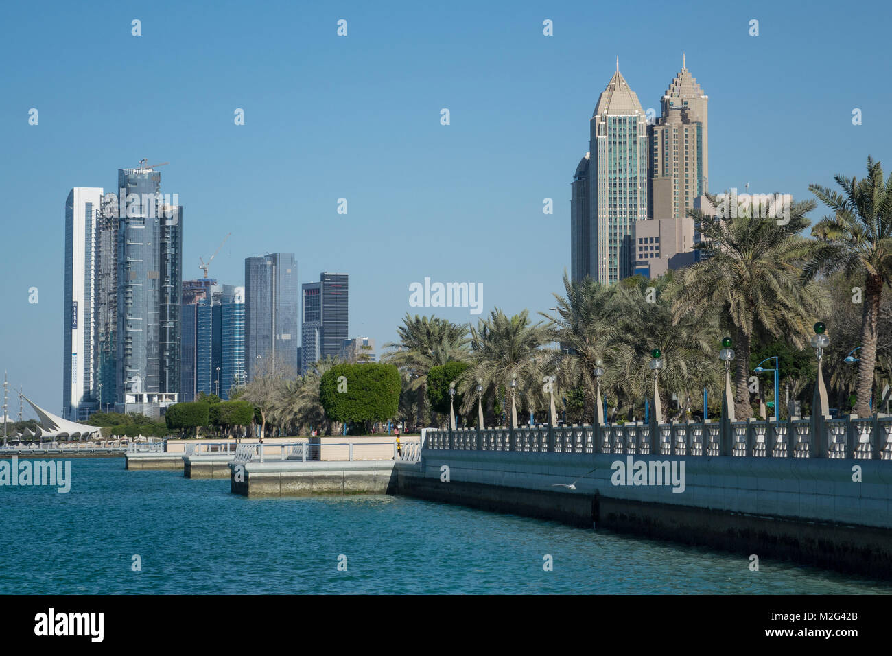 United Arab Emirates, Abu Dhabi, Corniche Stock Photo - Alamy