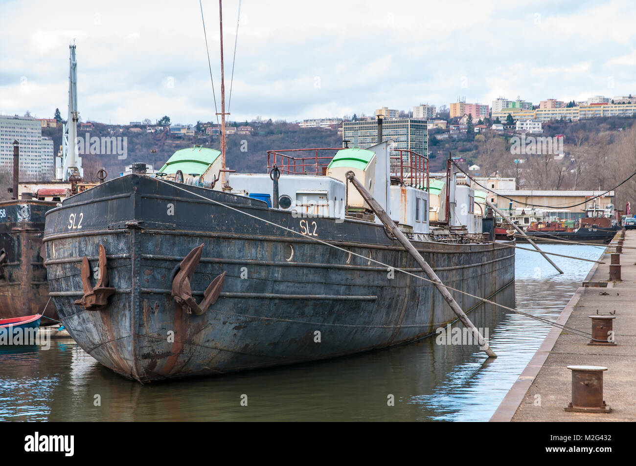 Old wreck of cargo ship hi-res stock photography and images - Alamy