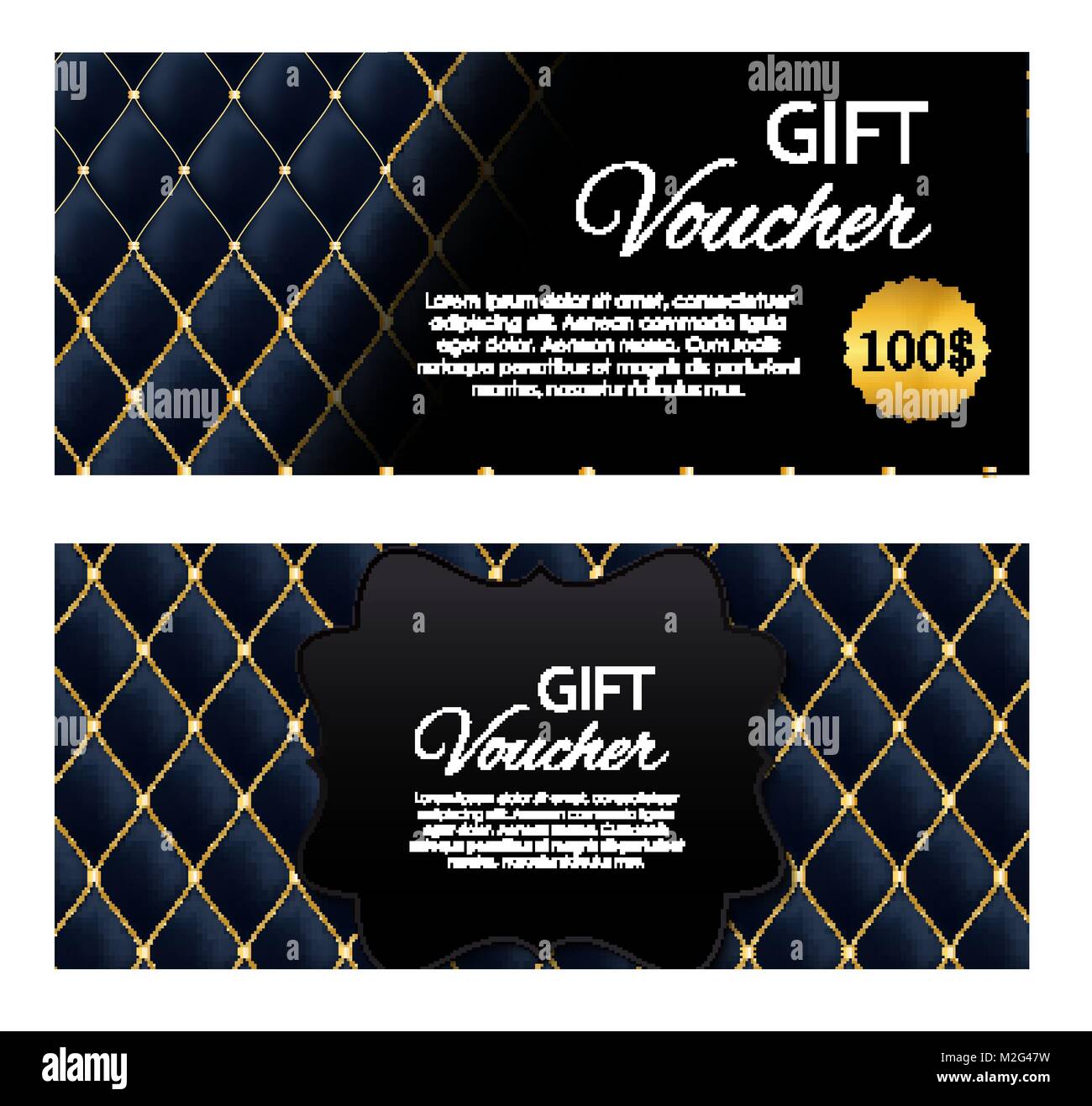 Luxury Members, Gift Card Template for your Business Vector ...