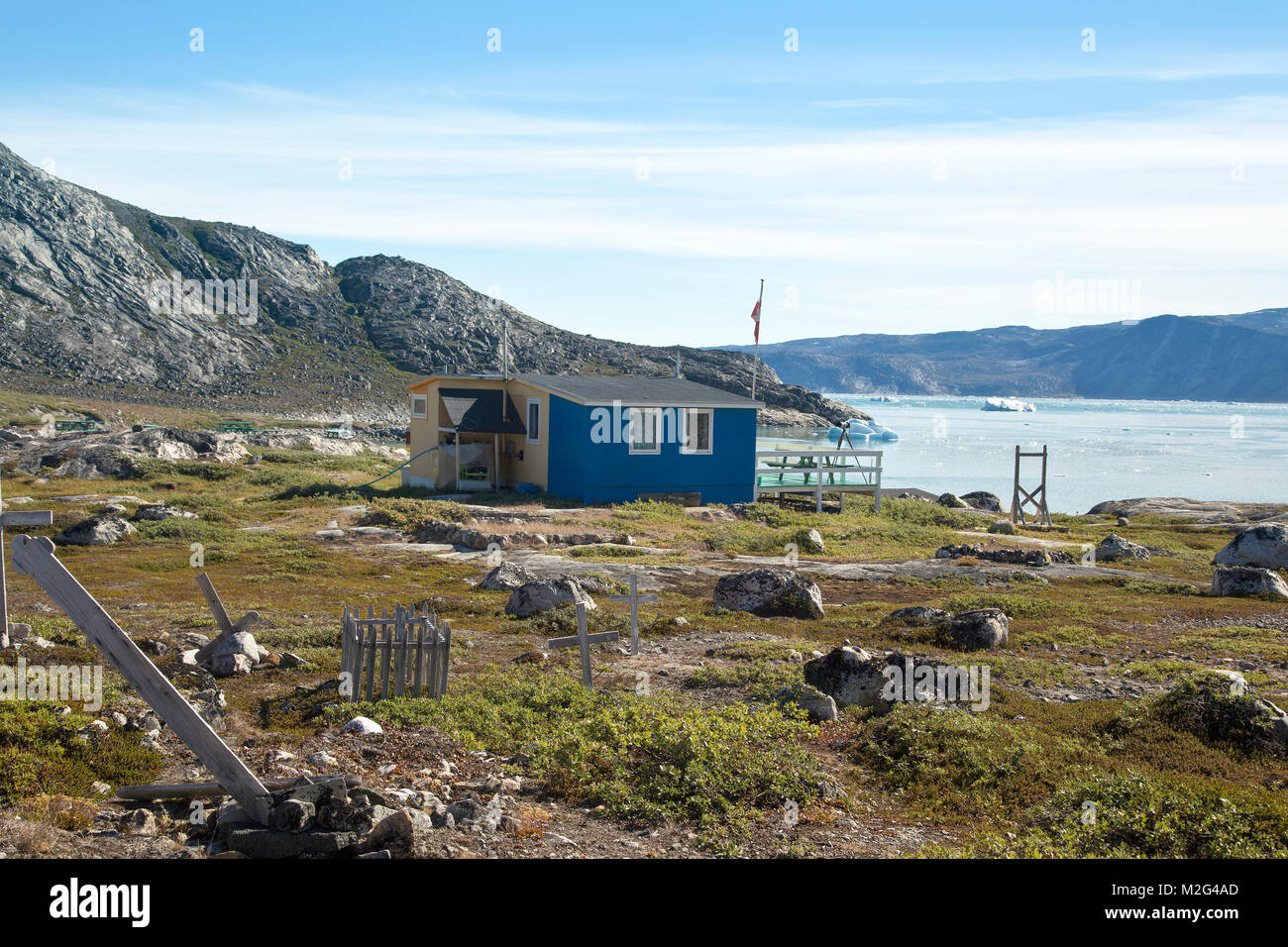 Camp Ataa, Greenland. The Ataa camp is located in northern Greenland at ...