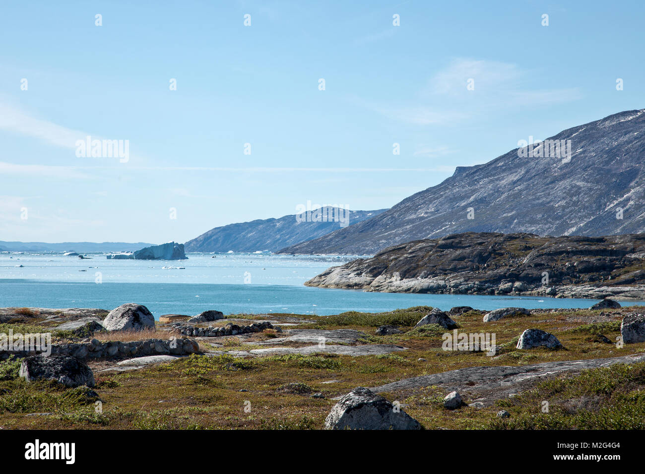 Camp Ataa, Greenland. The Ataa camp is located in northern Greenland at ...
